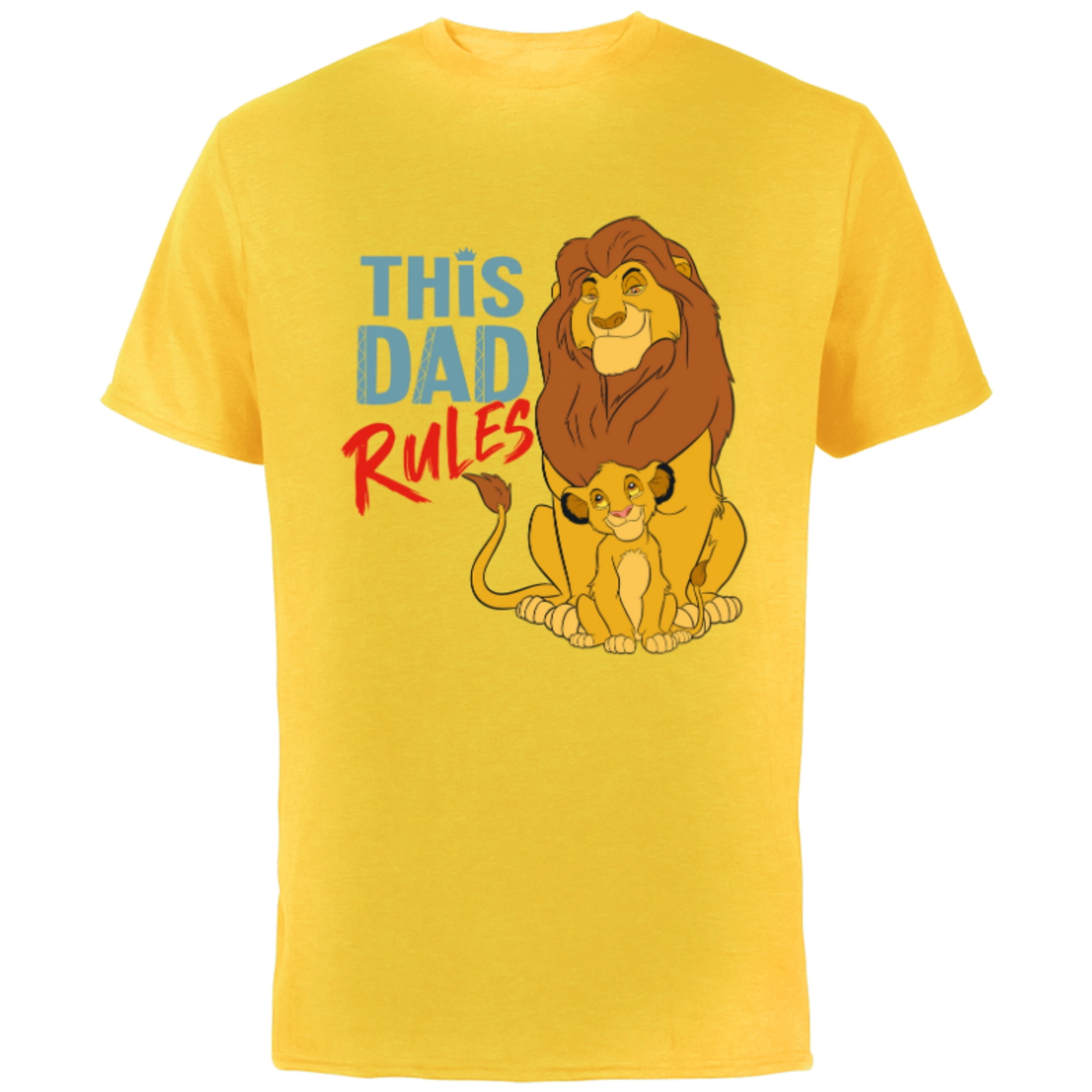 Disney The Lion King Simba and Mufasa This Dad Rules - Short Sleeve ...