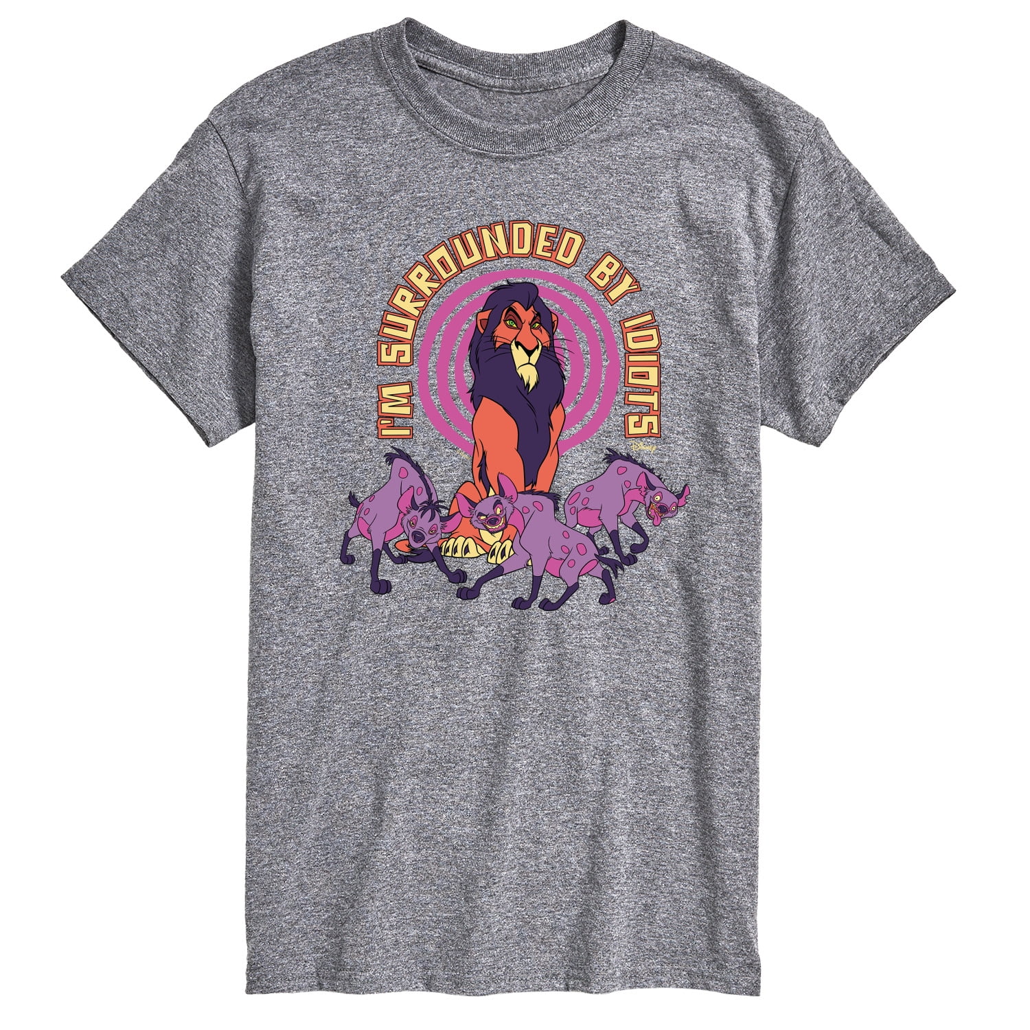 Disney - The Lion King - Surrounded By Idiots - Men's Short Sleeve ...