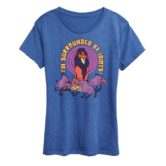 Disney - The Lion King - Surrounded By Idiots - Women's Short Sleeve ...