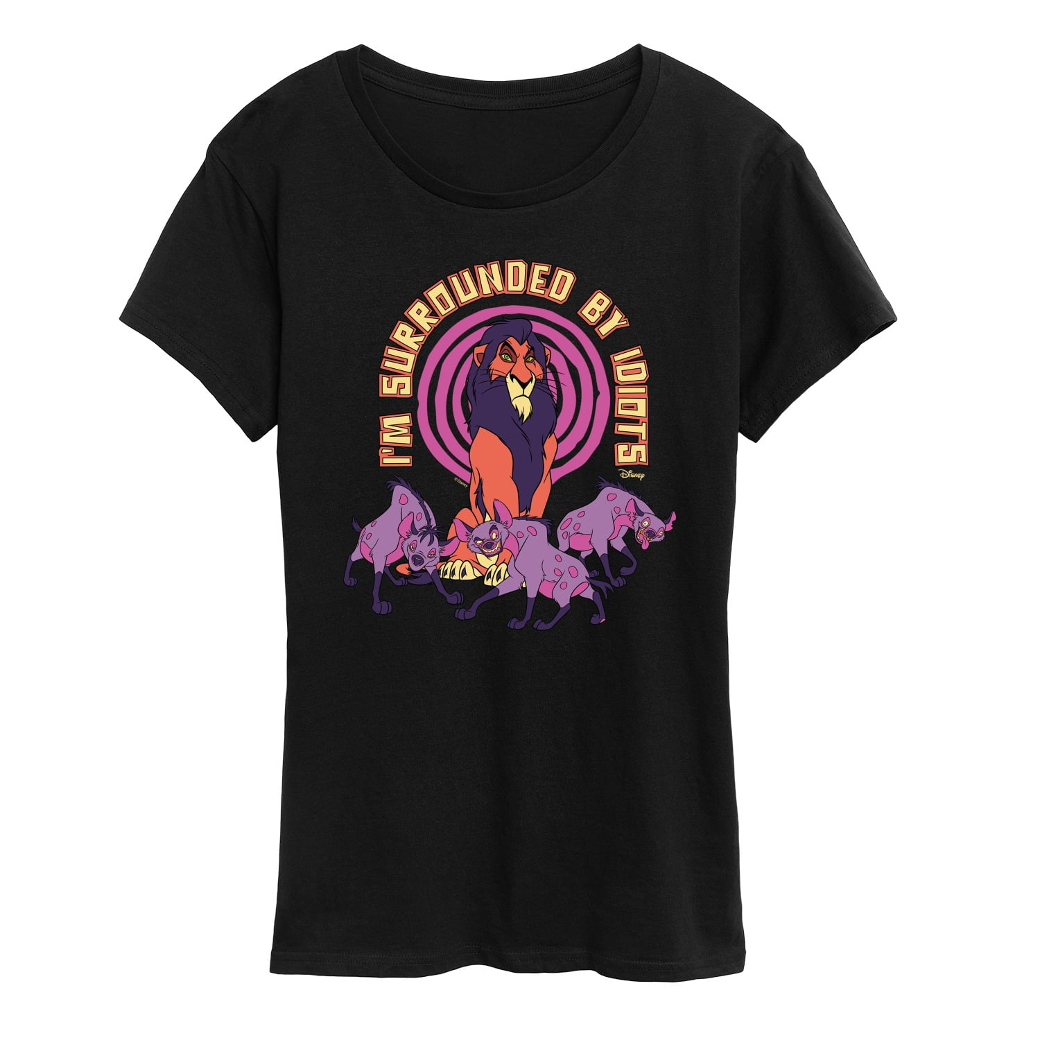 Disney - The Lion King - Surrounded By Idiots - Women's Short Sleeve ...