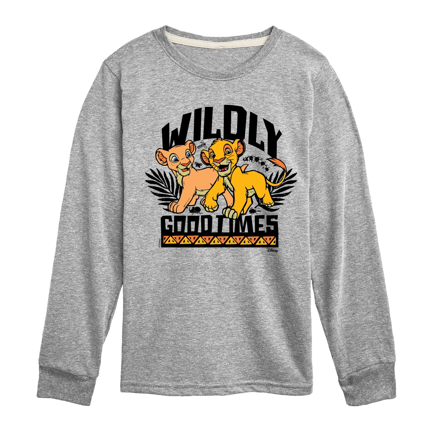 Disney - The Lion King - Wildly Good Times - Toddler & Youth Long Sleeve Graphic T-Shirt ...