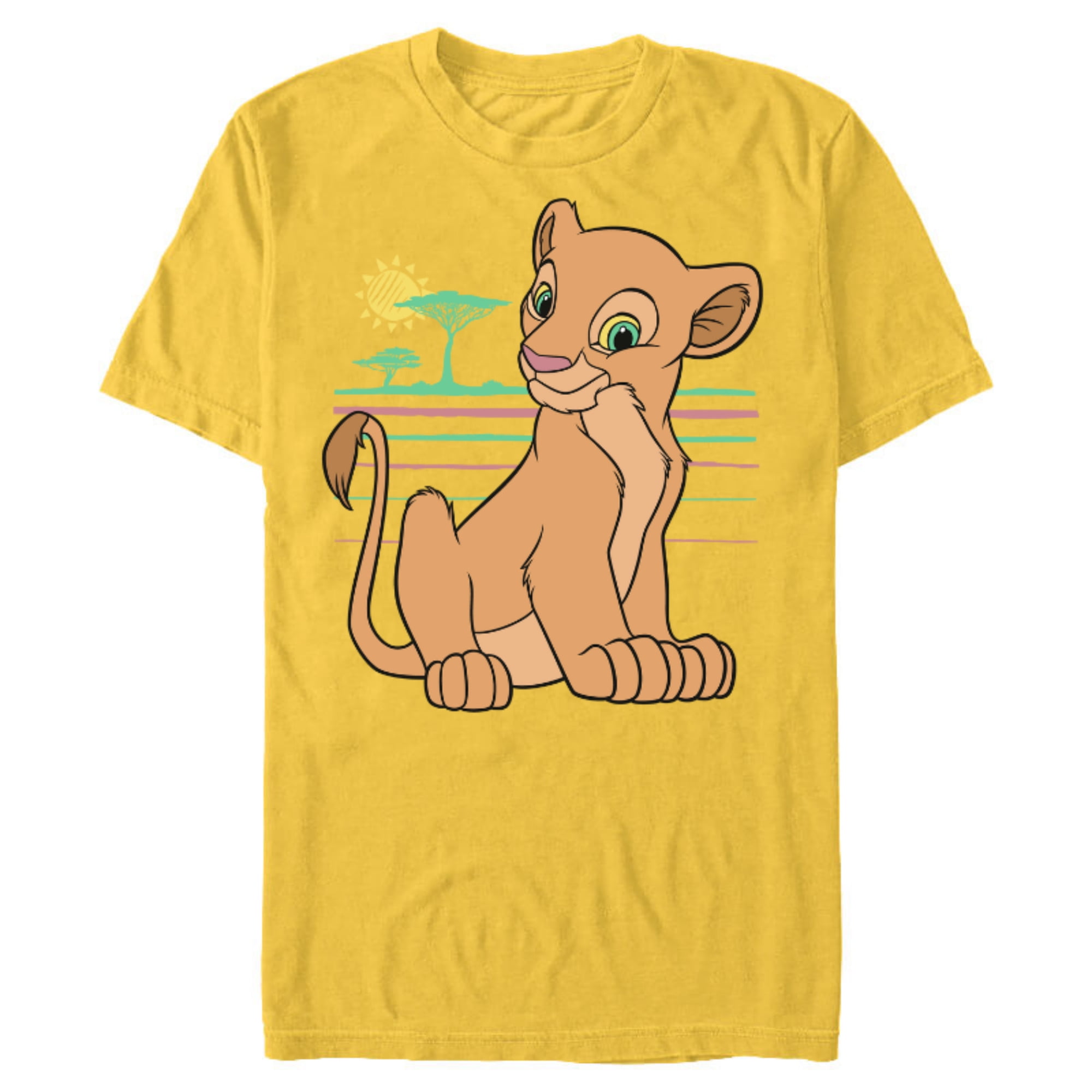 Disney The Lion King Young Nala 90s - Short Sleeve Blended T-Shirt for ...