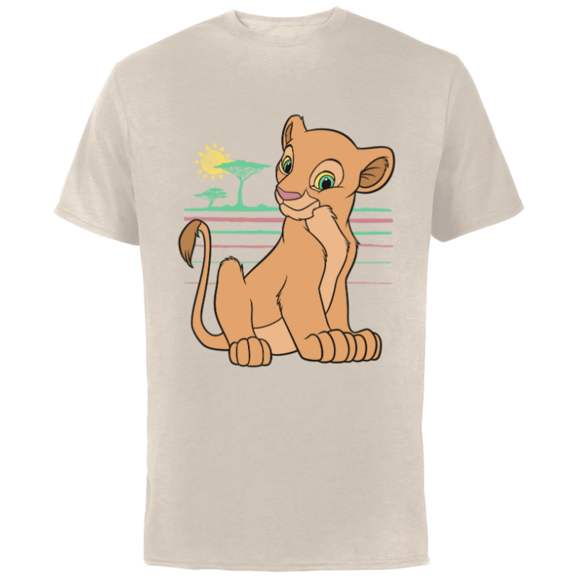 Disney The Lion King Young Nala 90s - Short Sleeve Cotton T-Shirt for ...