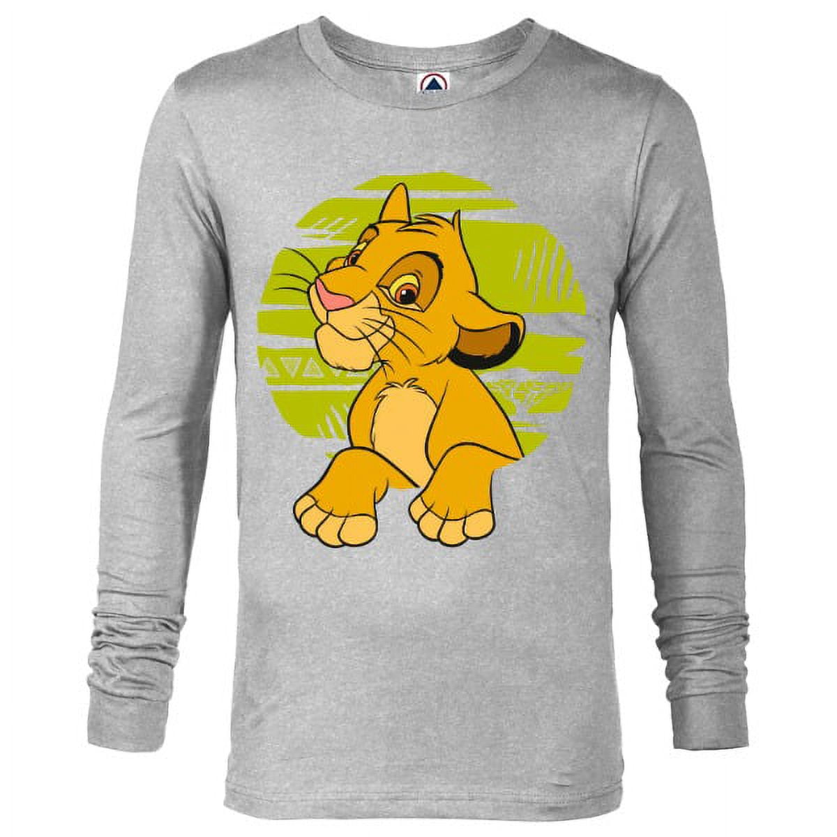 Disney The Lion King Young Simba Paws Green 90s - Long Sleeve T-Shirt ...
