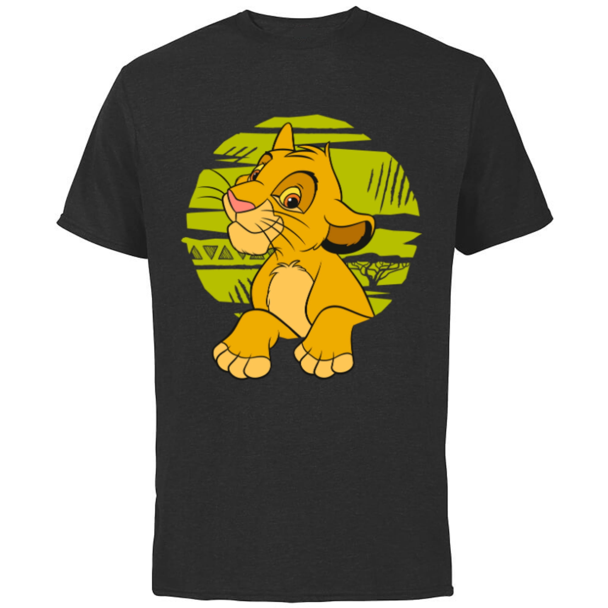 Disney The Lion King Young Simba Paws Green 90s - Short Sleeve Cotton T ...