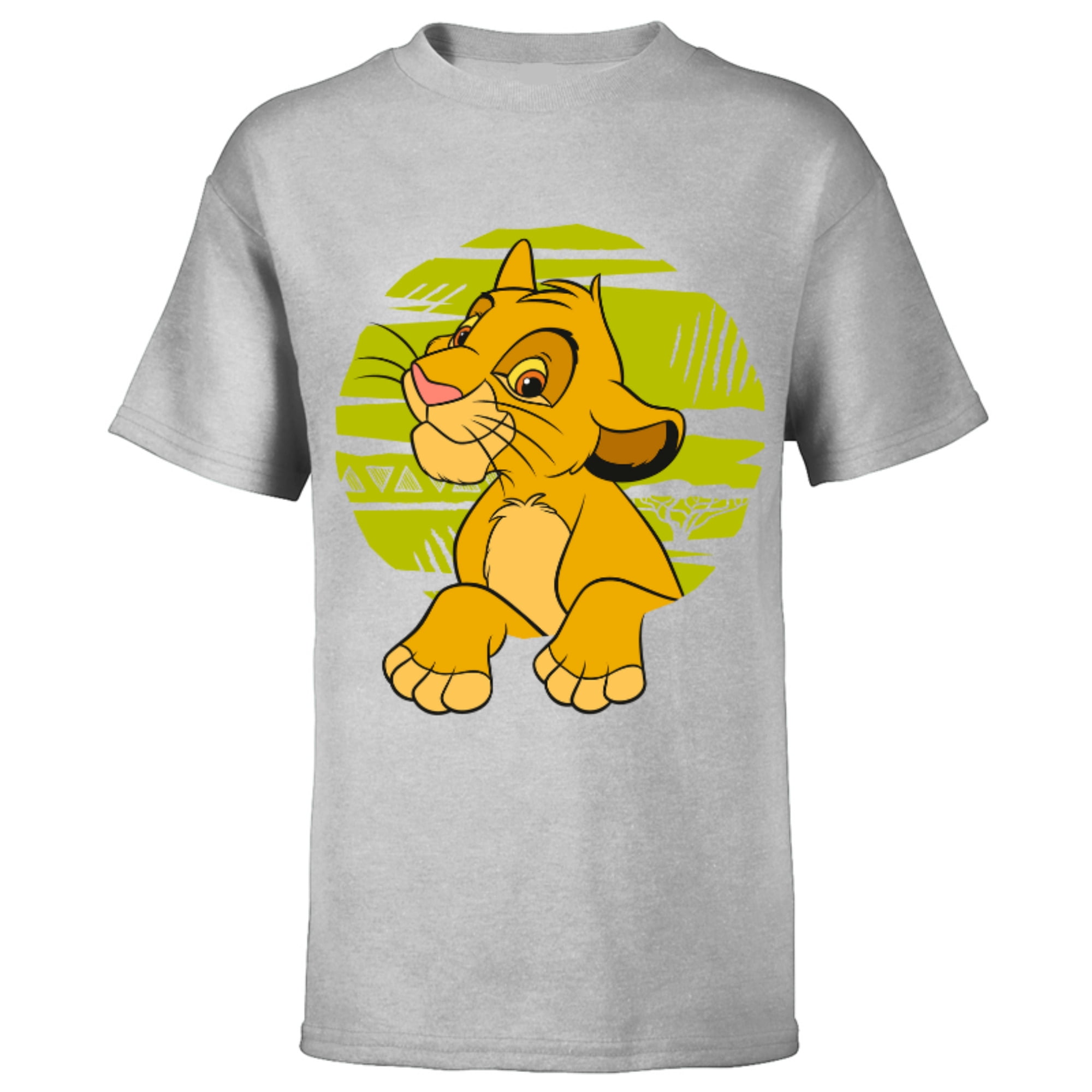 Disney The Lion King Young Simba Paws Green 90s - Short Sleeve T-Shirt ...