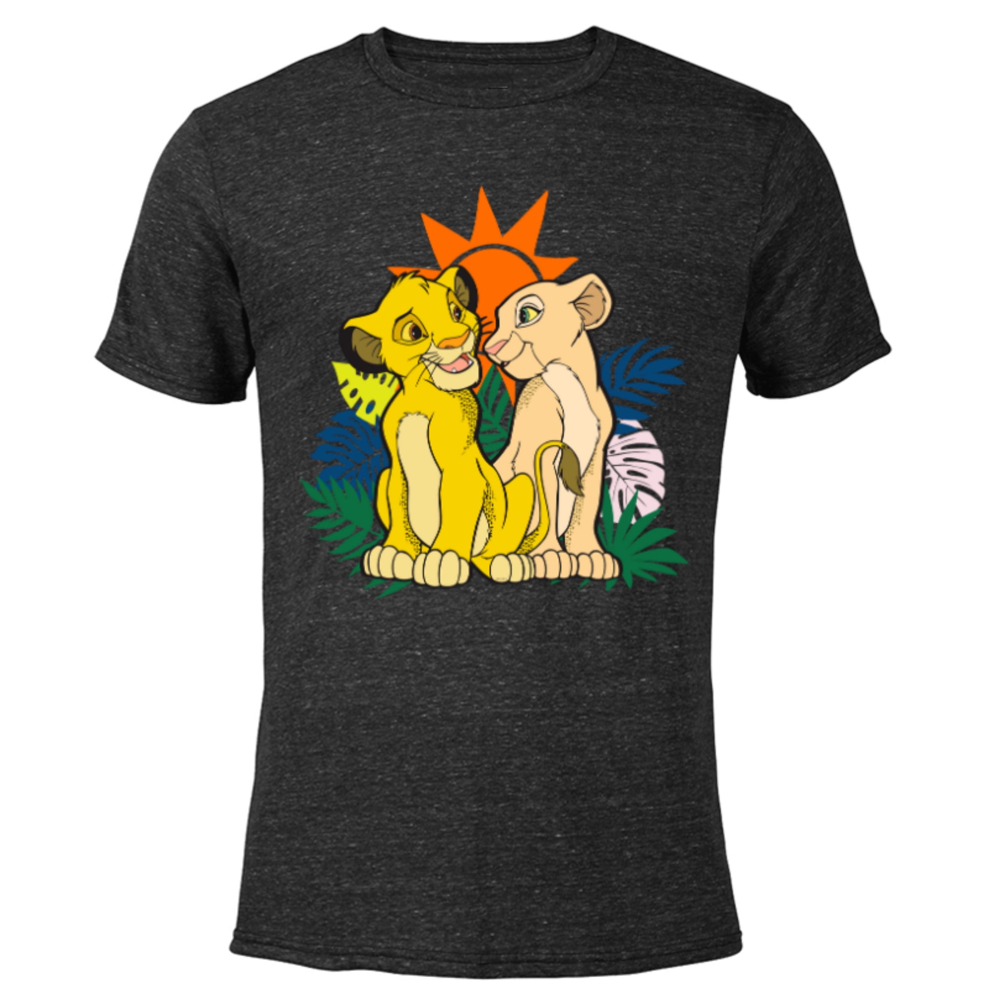Disney The Lion King Young Simba and Nala - Short Sleeve Blended T ...
