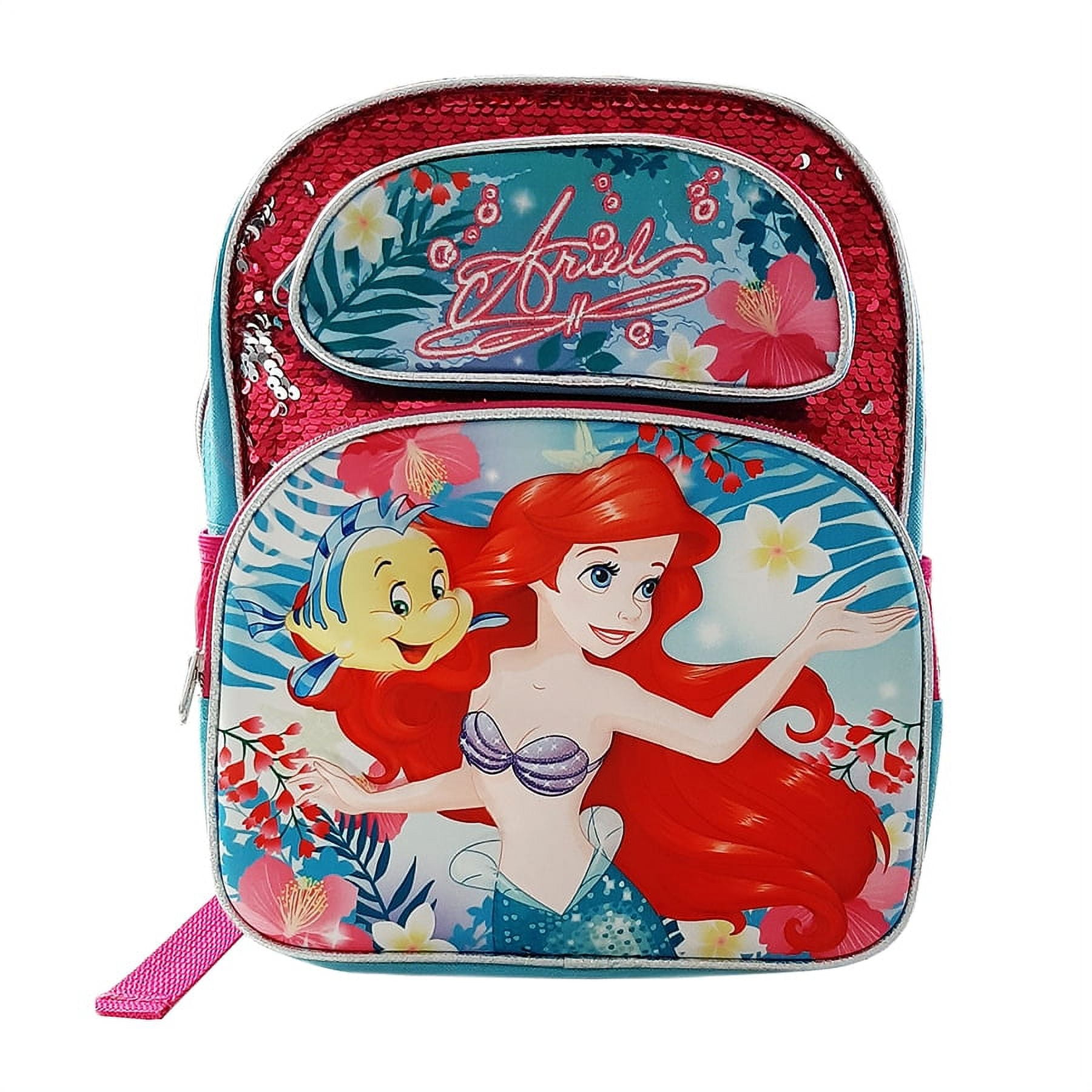 Disney The Little Mermaid Ariel 3D Molded Magic Sequins 12" Toddler ...