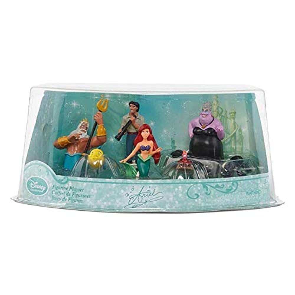 Disney The Little Mermaid Ariel Action Figure Set Multi, 6 Piece ...