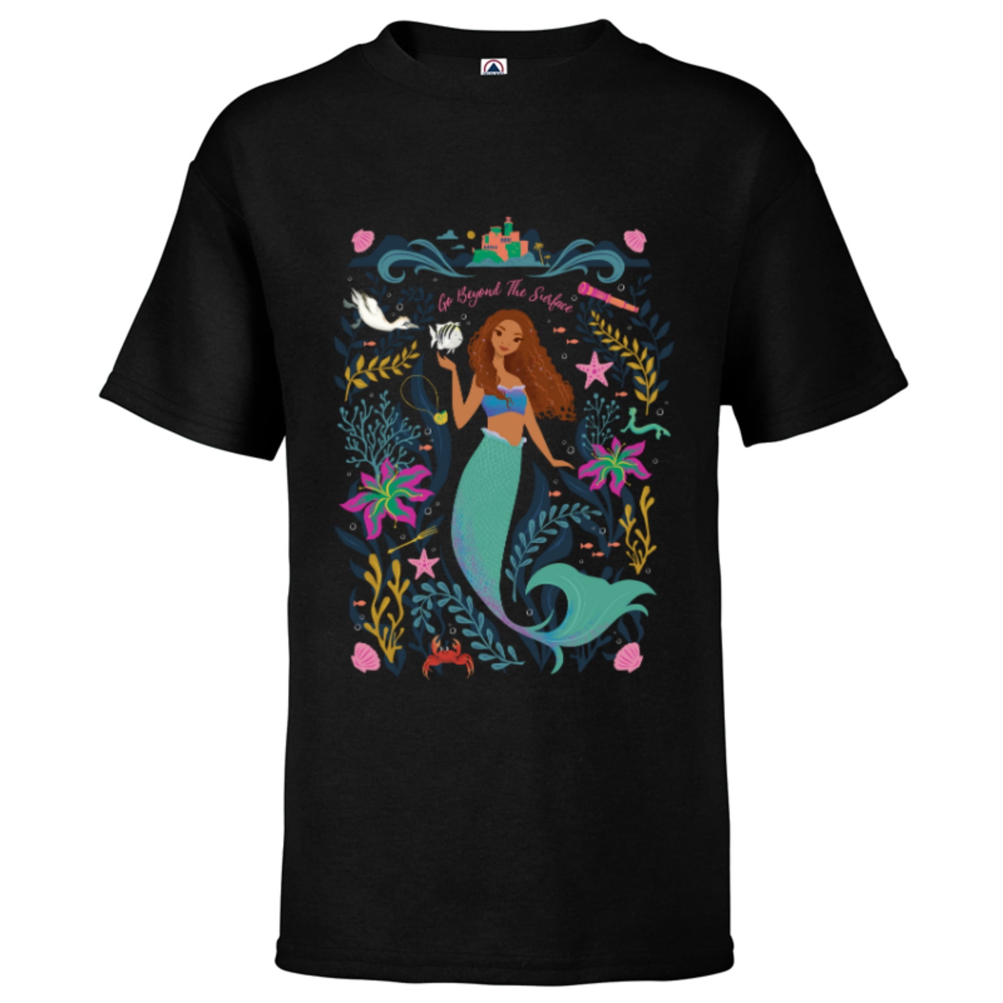 Disney The Little Mermaid Ariel Beyond the Surface - Short Sleeve T ...
