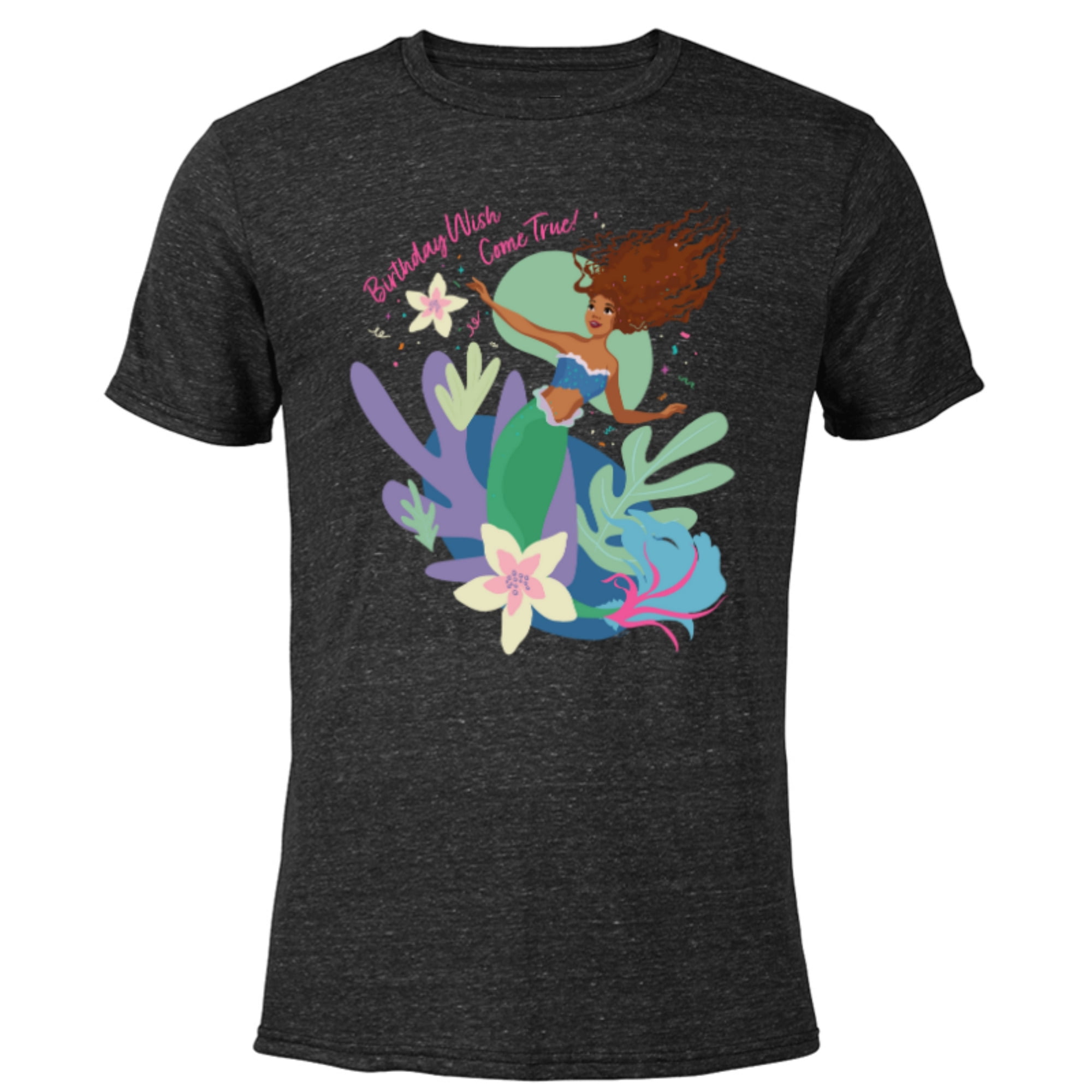 Disney The Little Mermaid Ariel Birthday Wish Come True - Short Sleeve ...