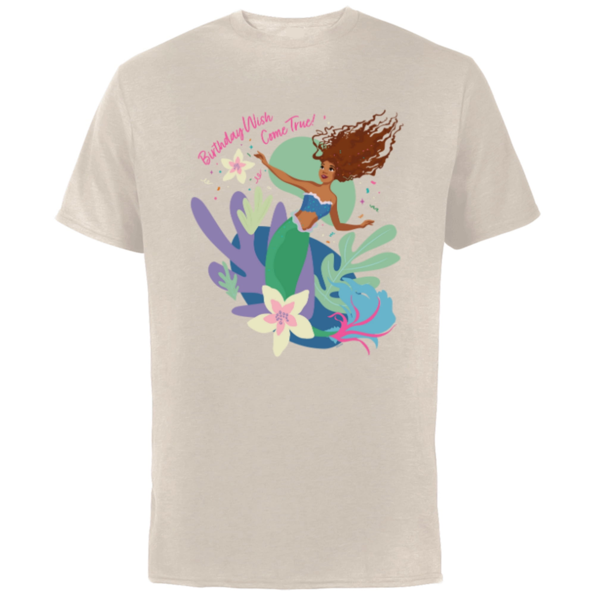Disney The Little Mermaid Ariel Birthday Wish Come True - Short Sleeve ...