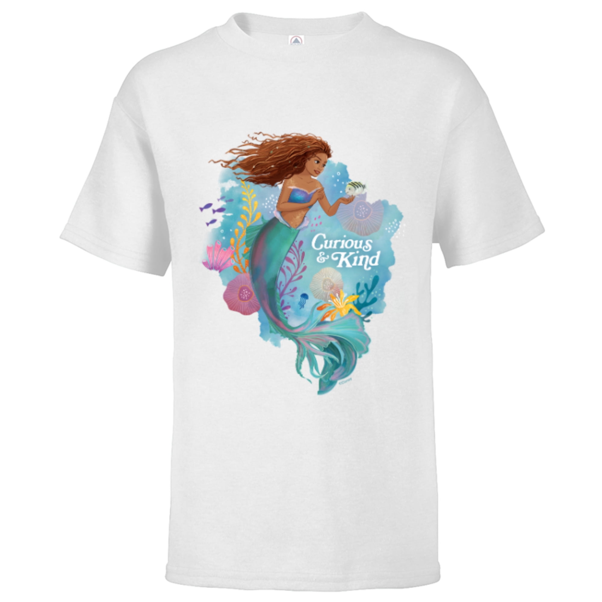 Disney The Little Mermaid Ariel Curious & Kind - Short Sleeve T-Shirt ...