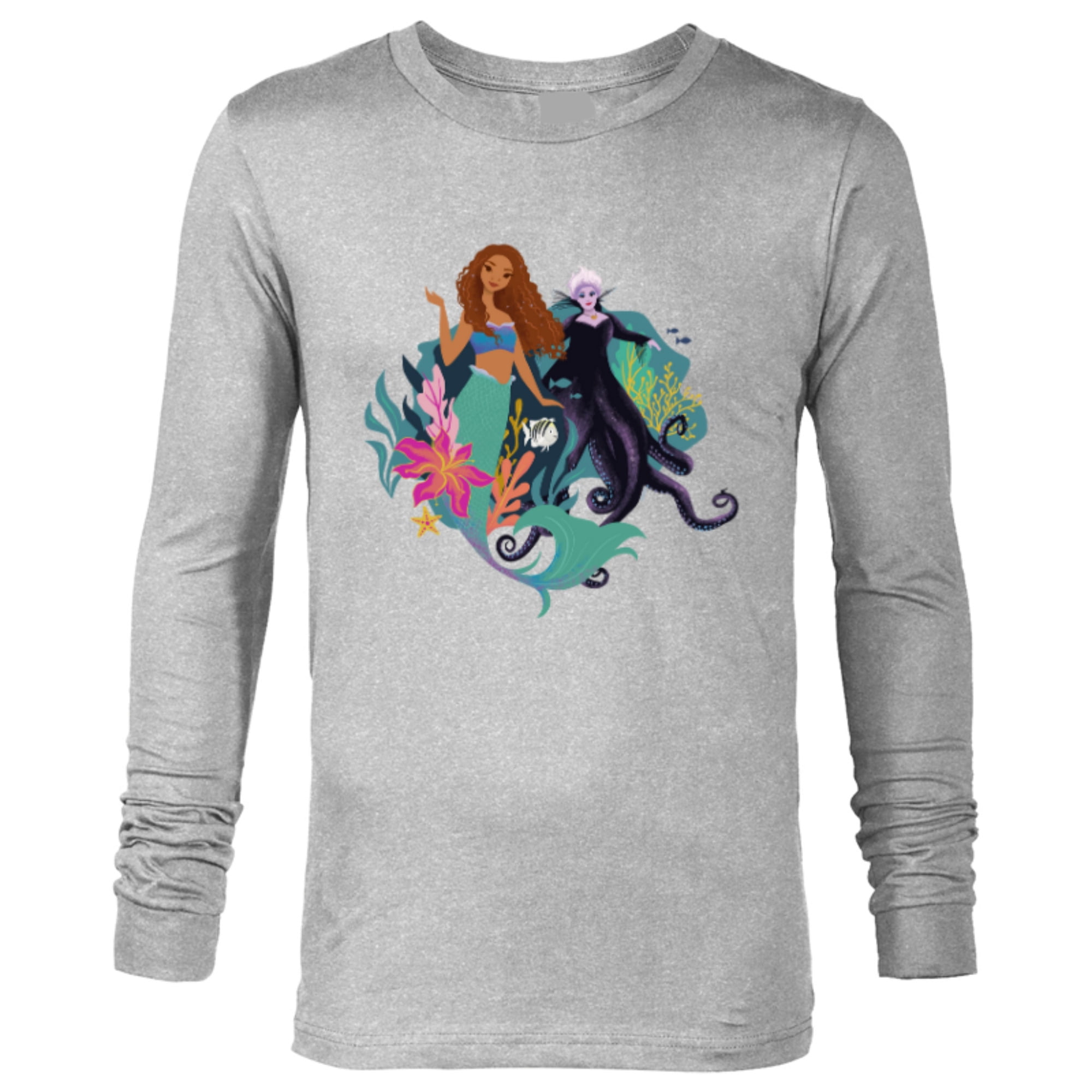 Disney The Little Mermaid Ariel, Flounder and Ursula - Long Sleeve T ...
