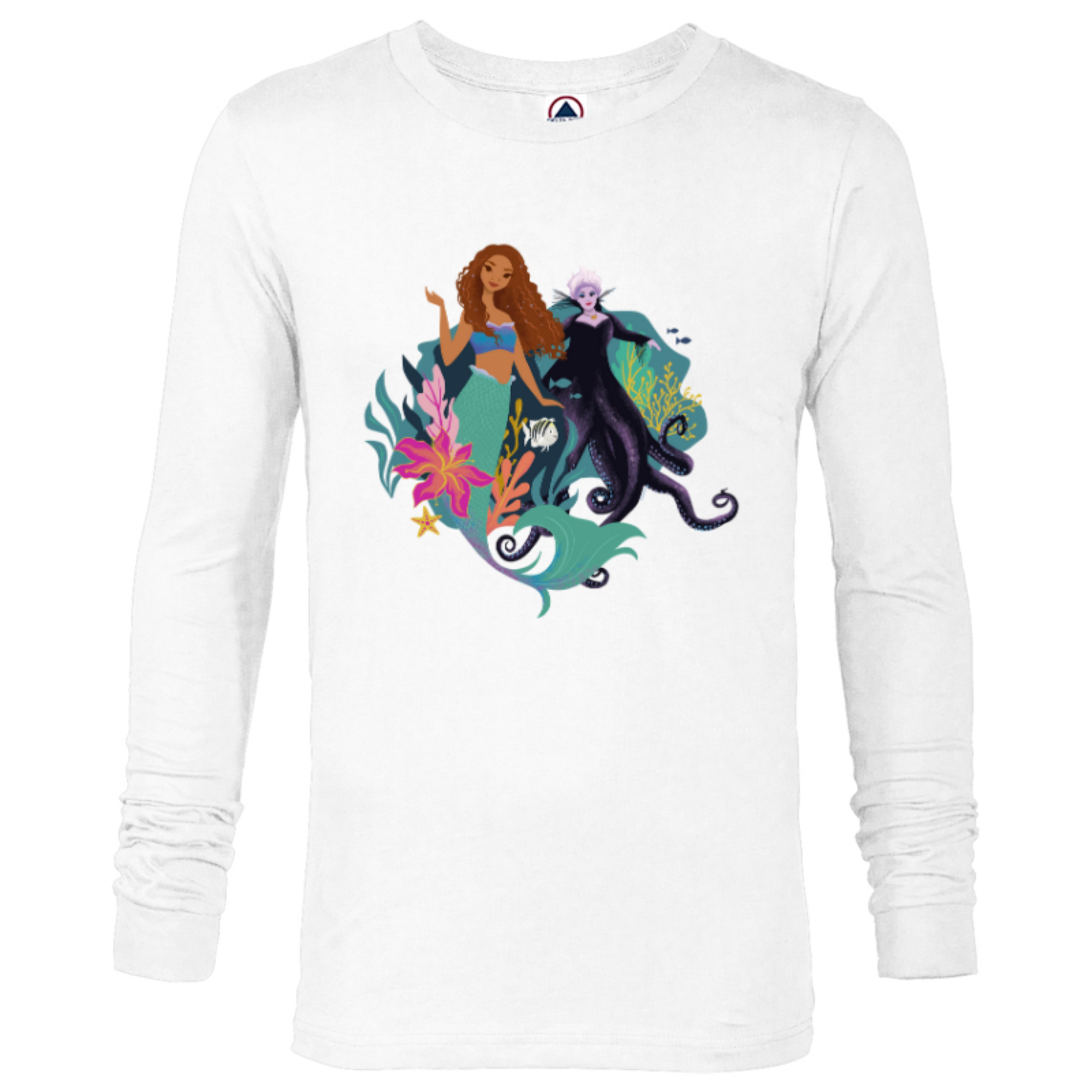 Disney The Little Mermaid Ariel, Flounder and Ursula - Long Sleeve T ...