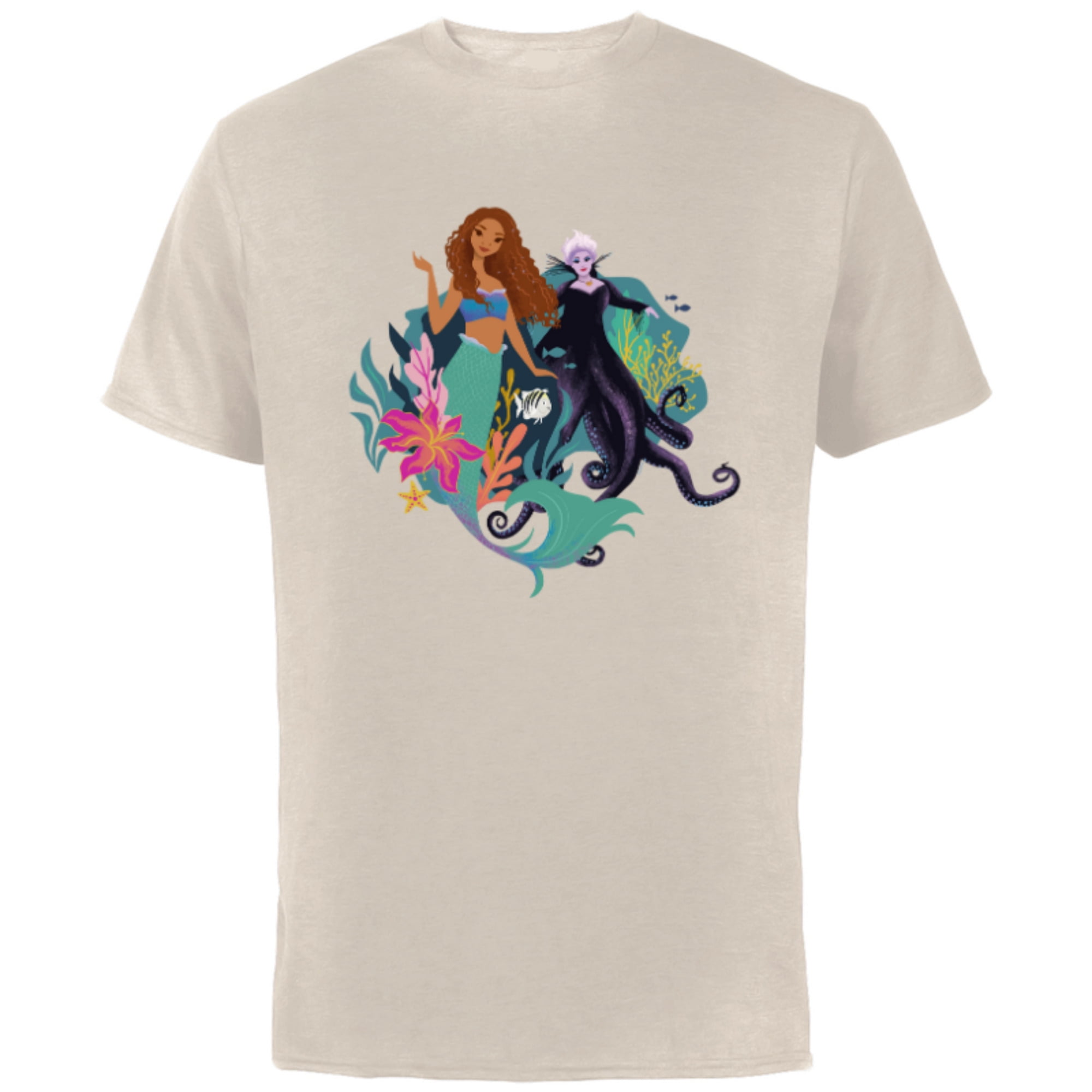 Disney The Little Mermaid Ariel, Flounder and Ursula - Short Sleeve ...