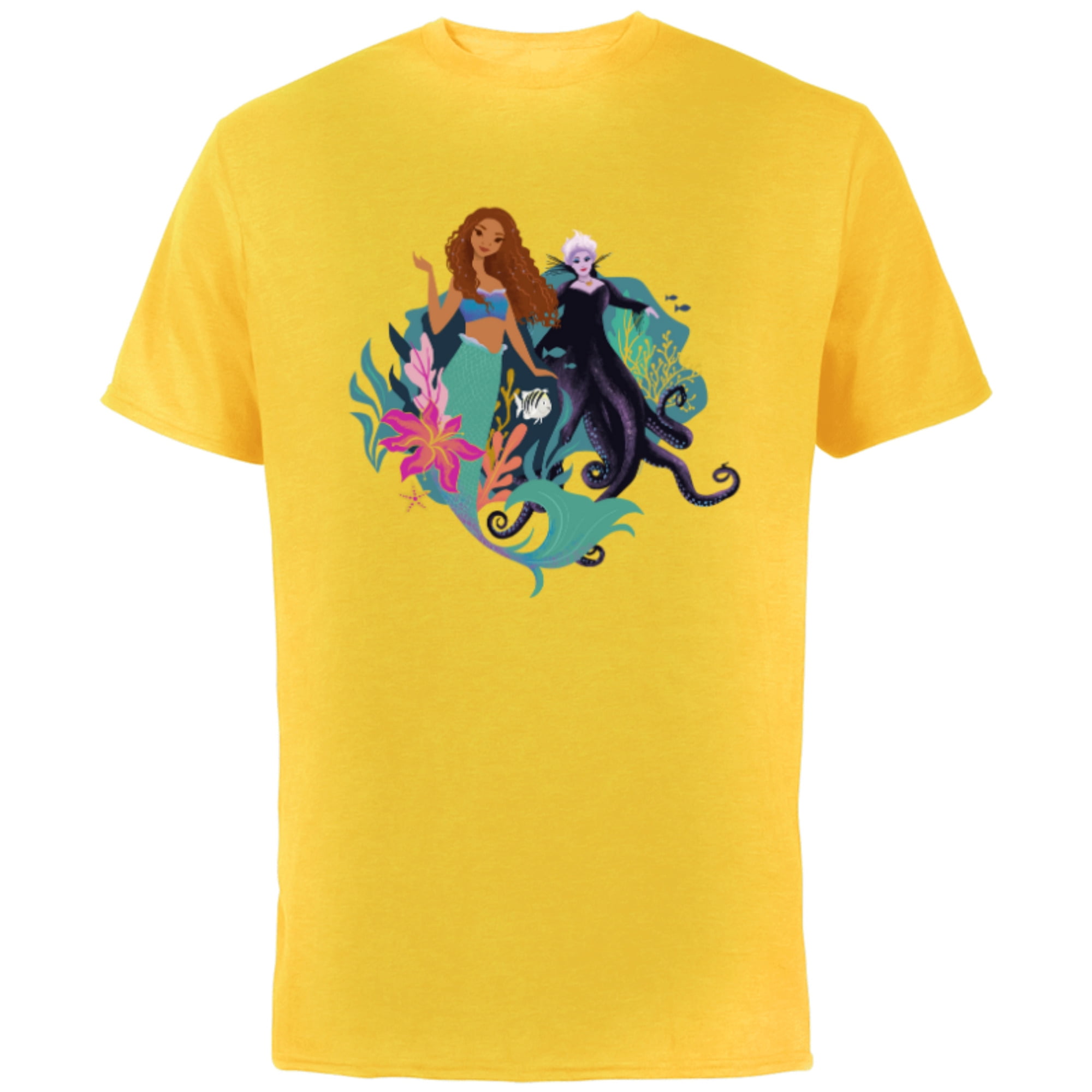 Disney The Little Mermaid Ariel, Flounder and Ursula - Short Sleeve ...