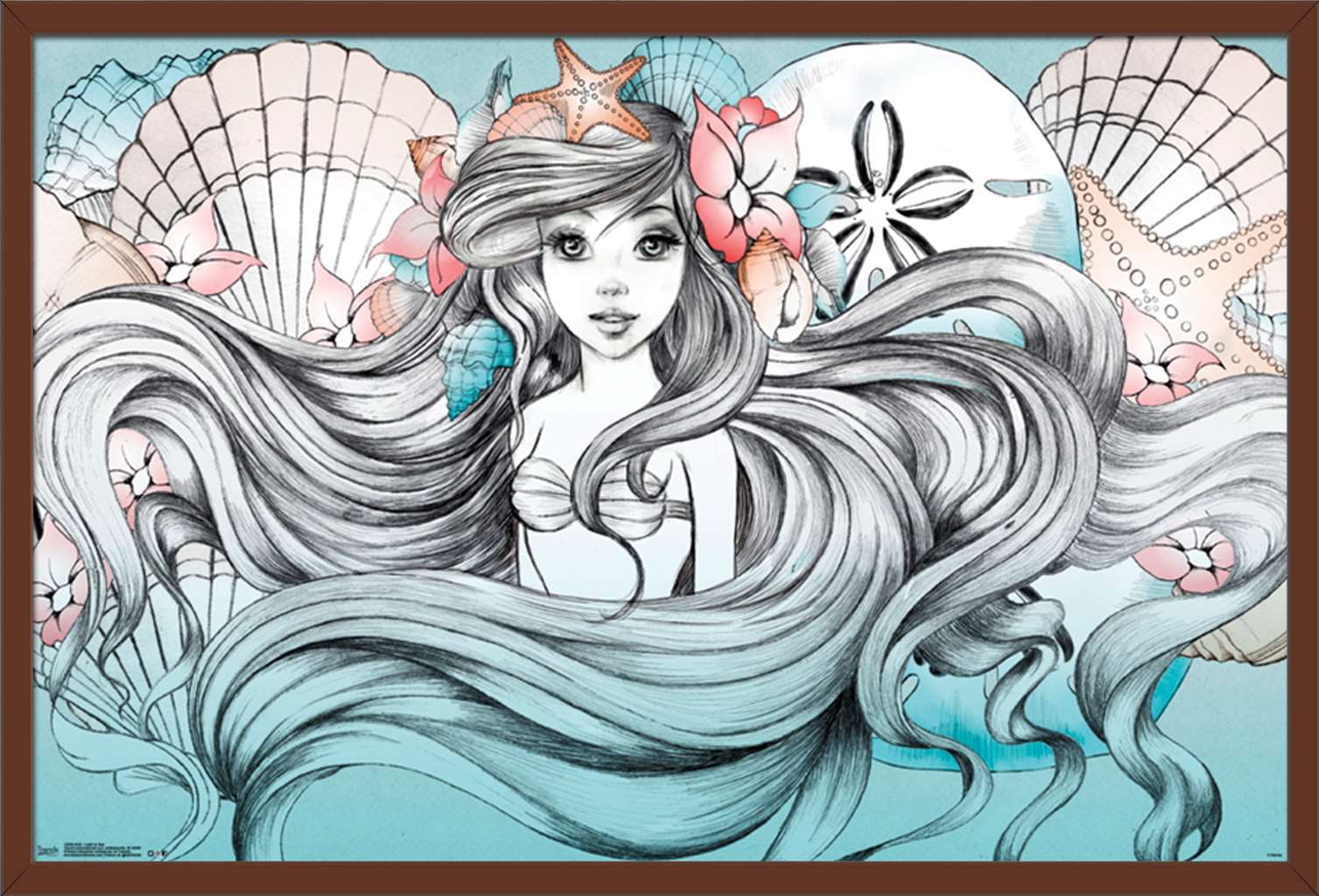 Disney The Little Mermaid - Ariel - Land or Sea Wall Poster, 22.375" x ...