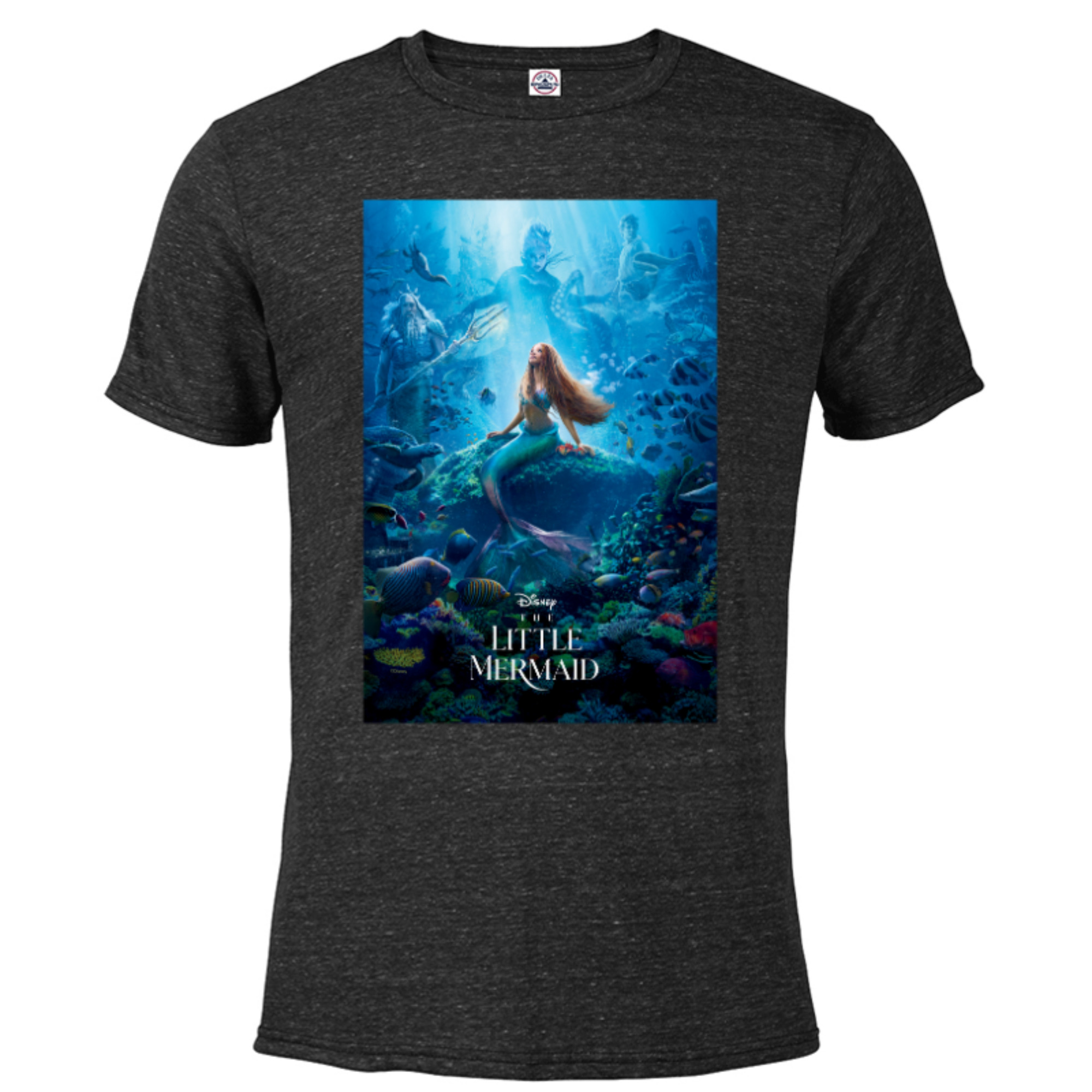 Disney The Little Mermaid Ariel Live-Action Movie Poster - Short Sleeve ...