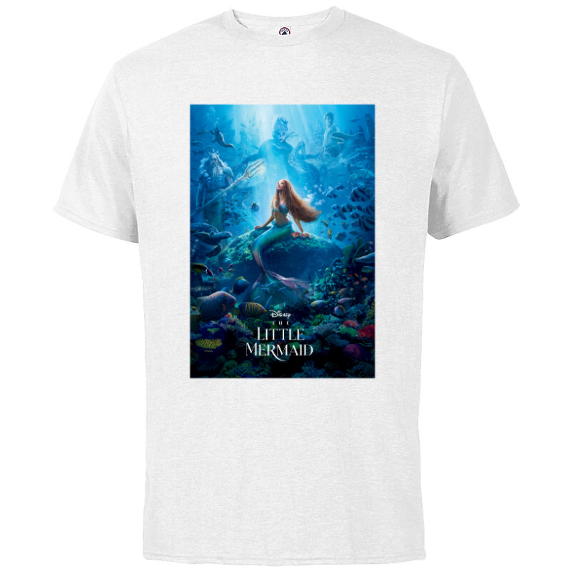 Disney The Little Mermaid Ariel Live-Action Movie Poster - Short Sleeve ...