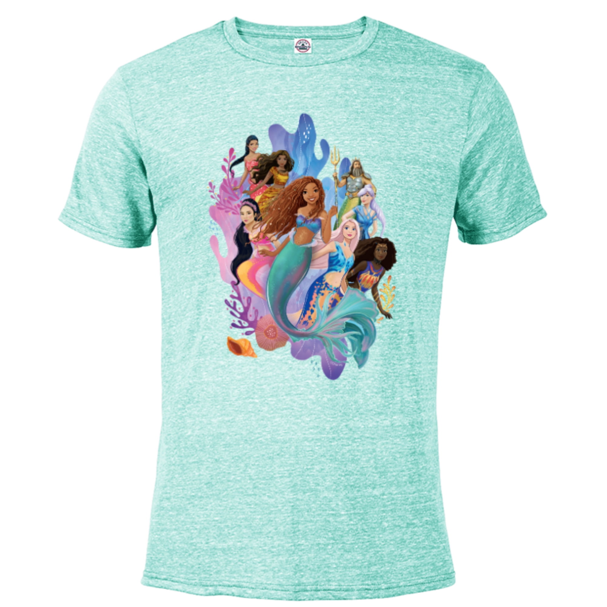 Disney The Little Mermaid Ariel Royal Ocean Family - Short Sleeve ...