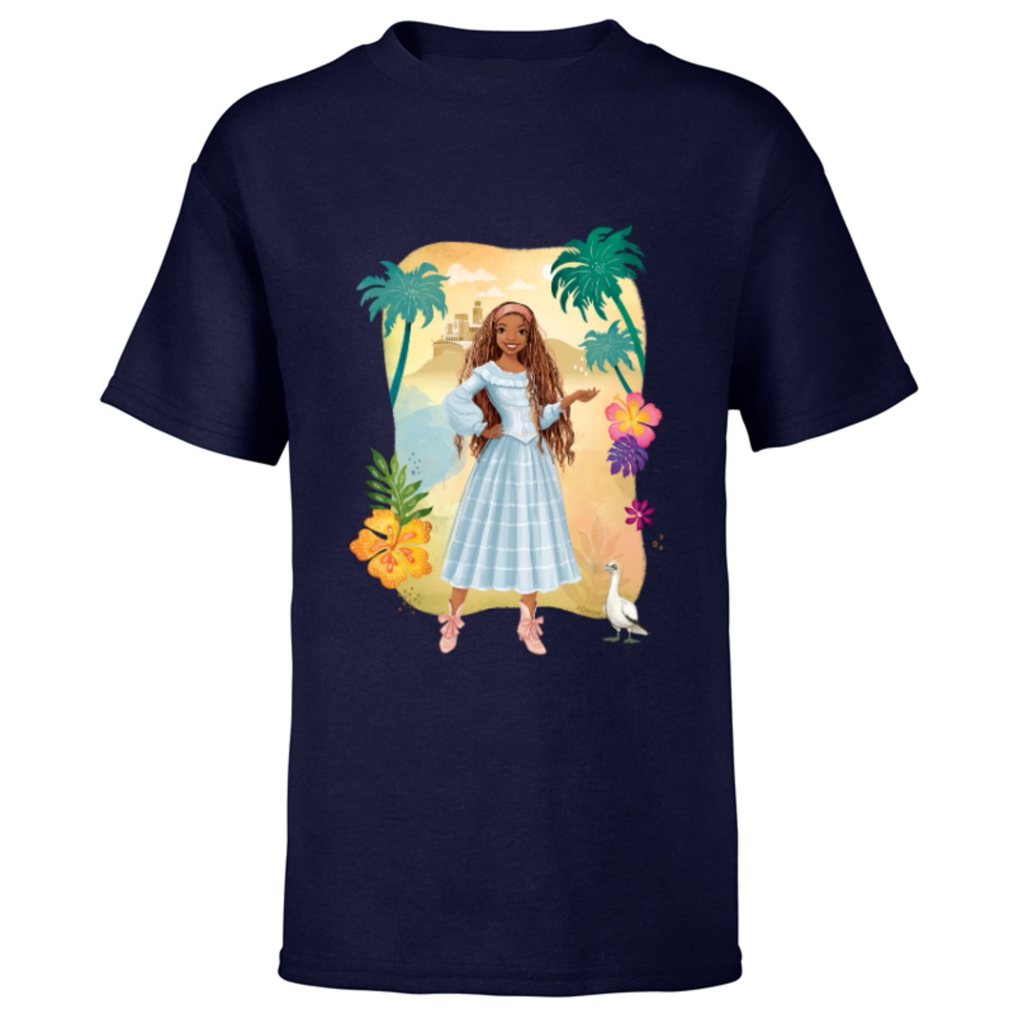 Disney The Little Mermaid Ariel & Scuttle Dry Land - Short Sleeve T ...