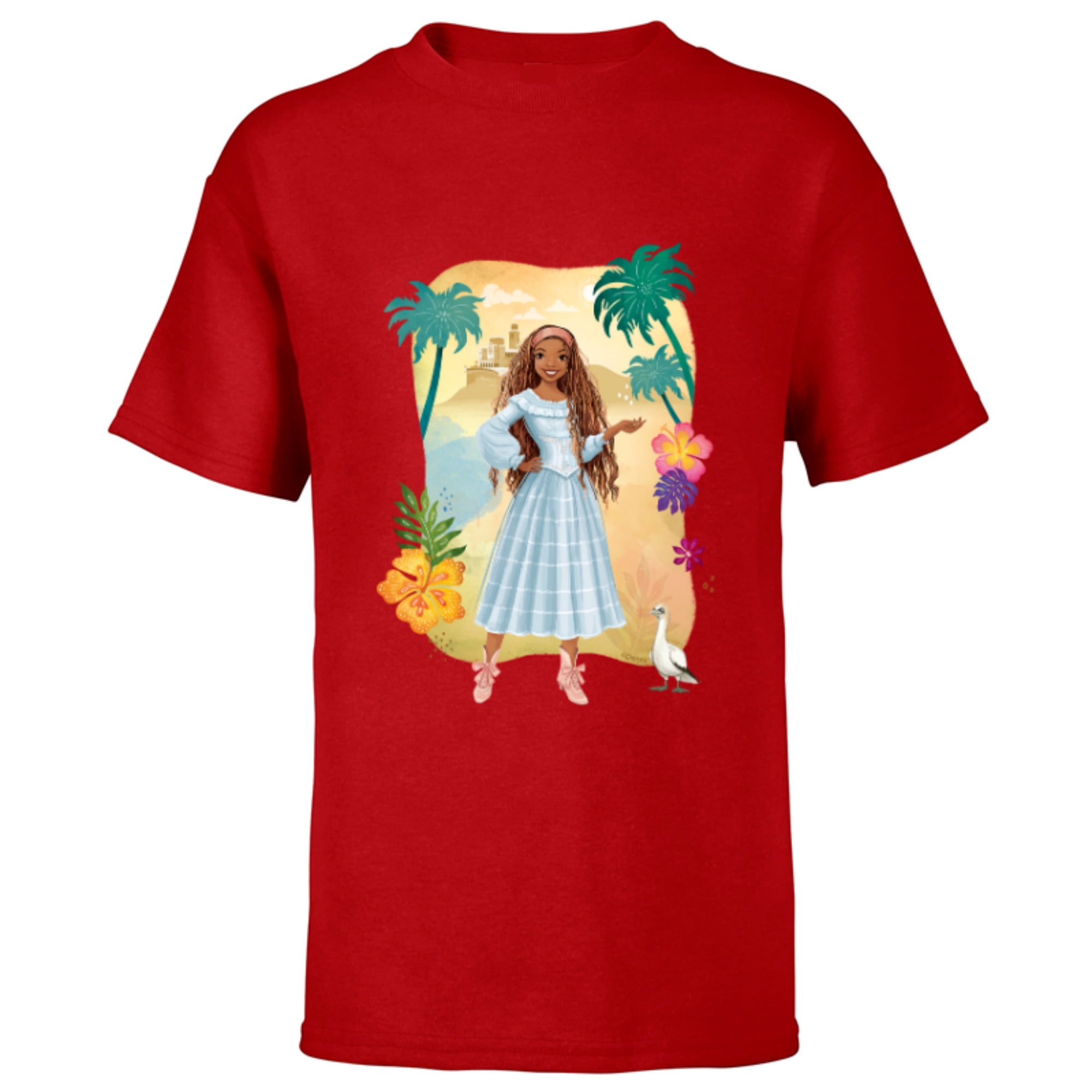Disney The Little Mermaid Ariel & Scuttle Dry Land - Short Sleeve T ...