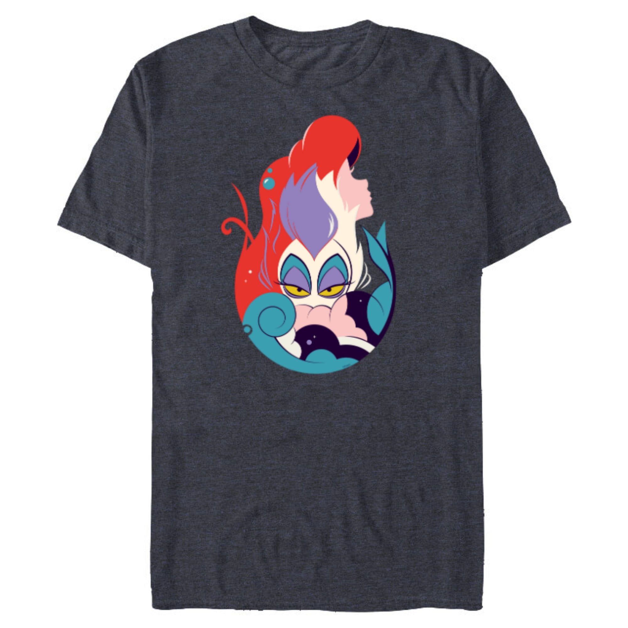 Disney The Little Mermaid Ariel and Ursula - Short Sleeve Blended T ...