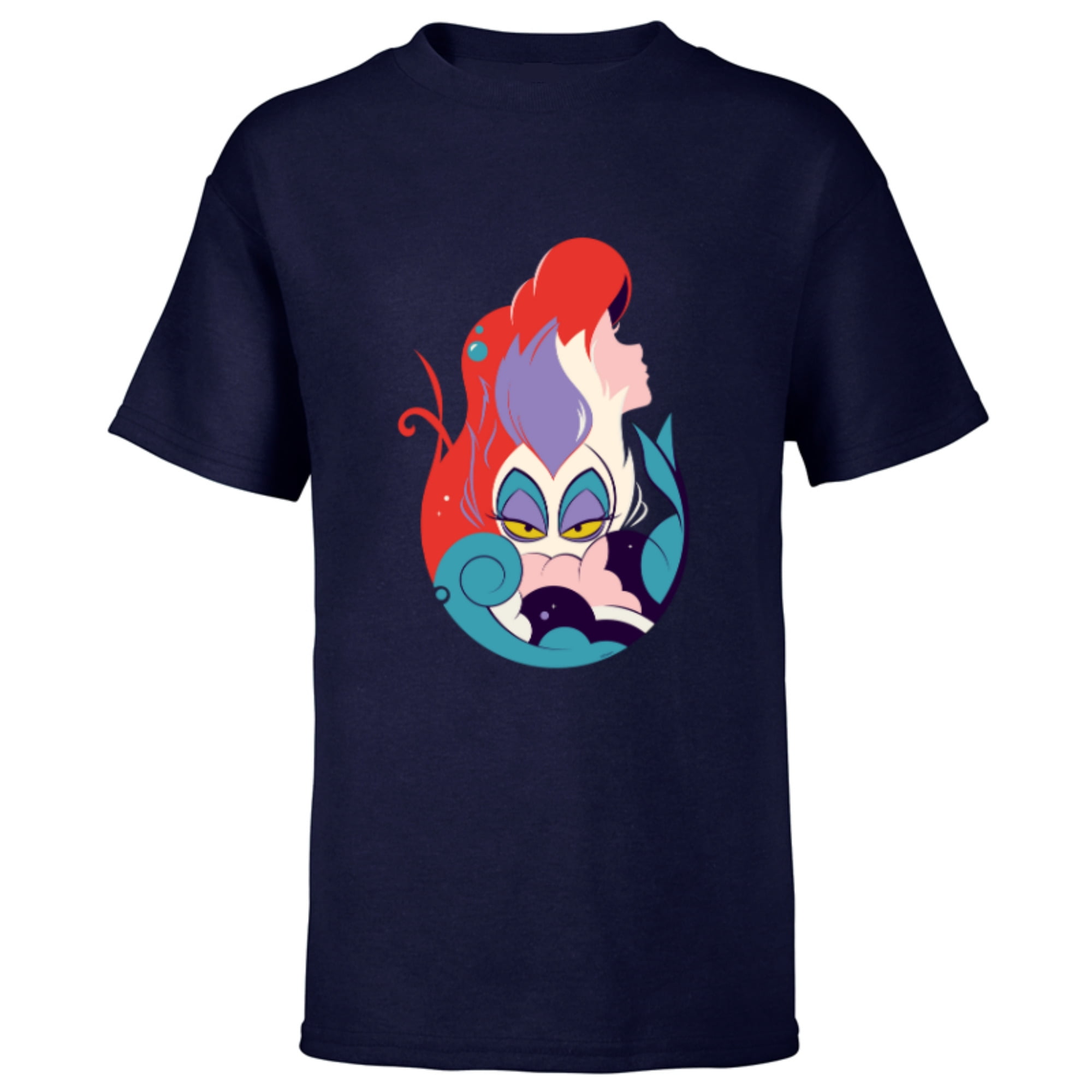 Disney The Little Mermaid Ariel and Ursula - Short Sleeve T-Shirt for ...
