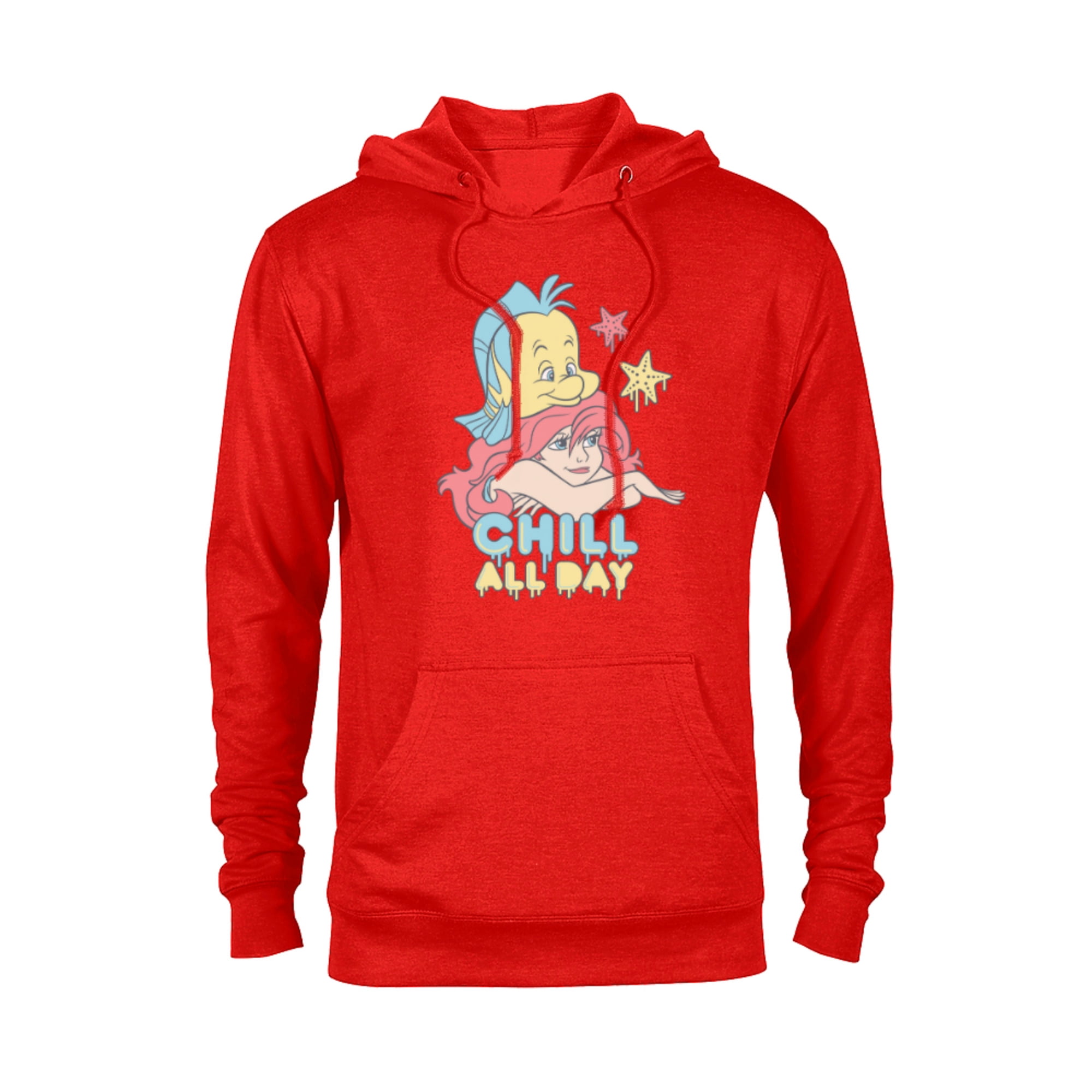 Disney The Little Mermaid Chill All Day - Pullover Hoodie for Adults ...