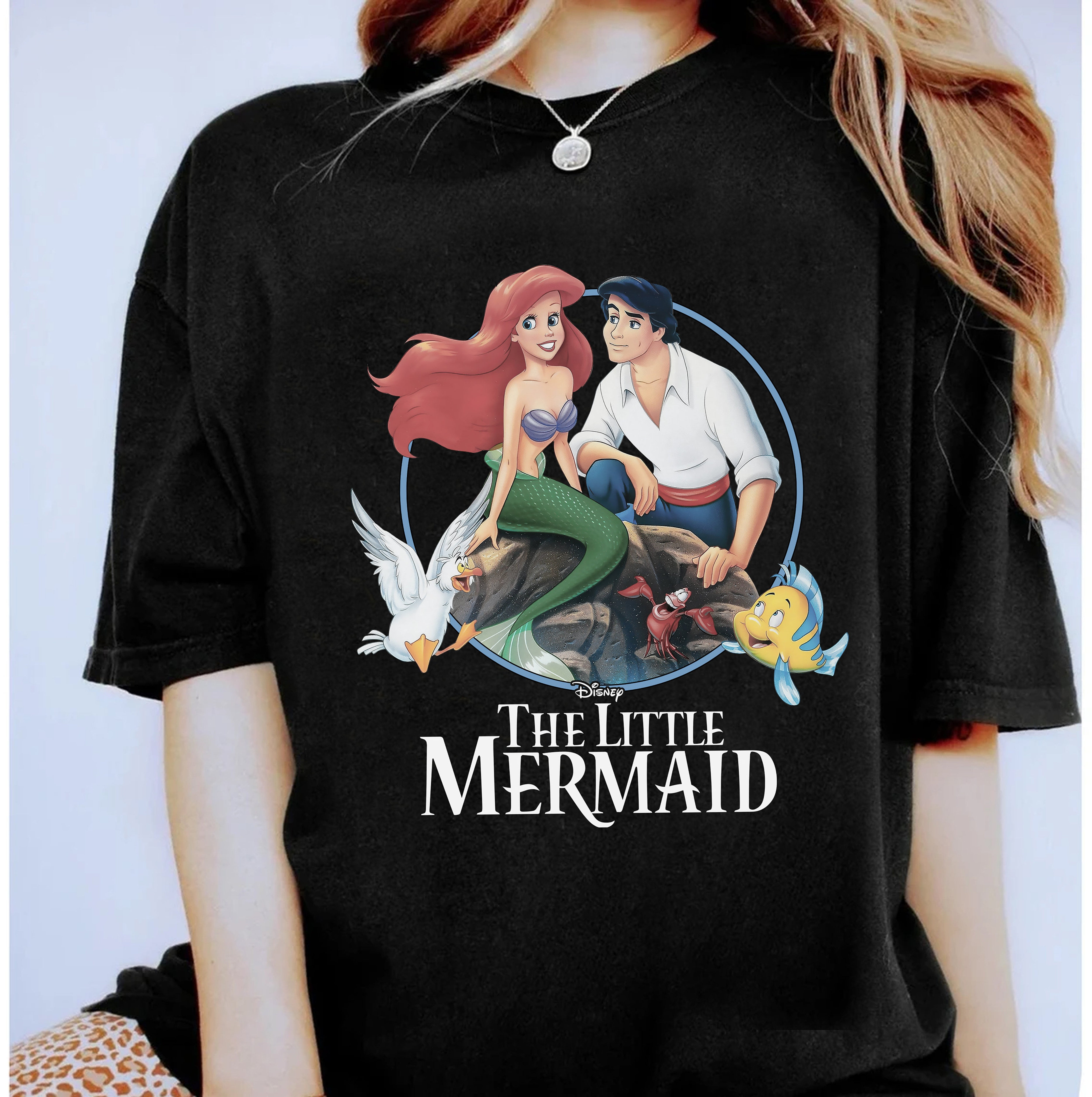Disney The Little Mermaid Classic Group Shot Ariel and Prince Eric ...