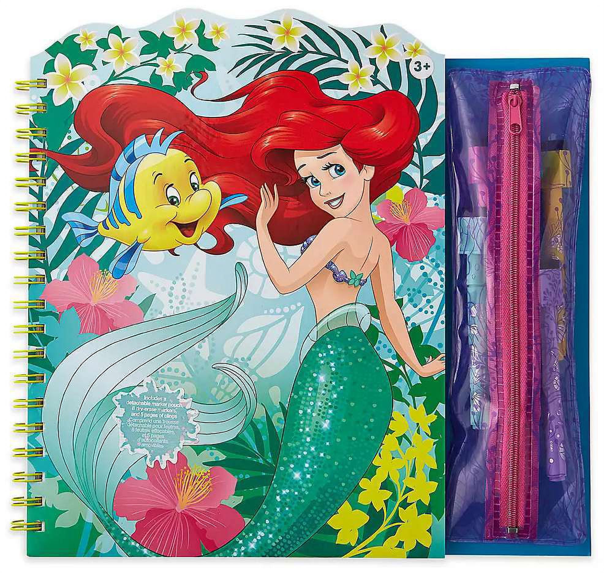 Disney The Little Mermaid Dry Erase Art Kit - Walmart.com