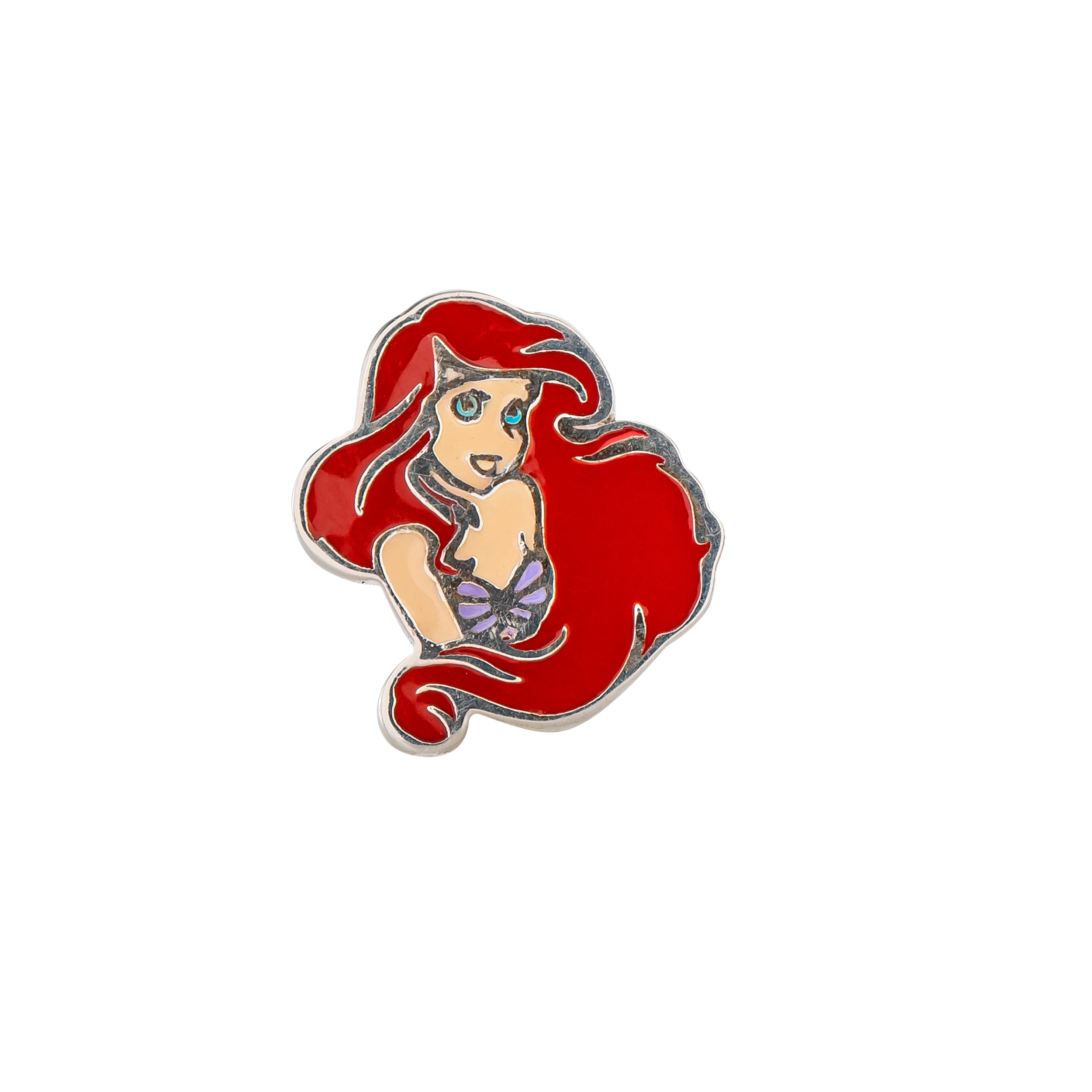 Disney The Little Mermaid Girls' Sterling Silver Ariel Charm - Walmart.com