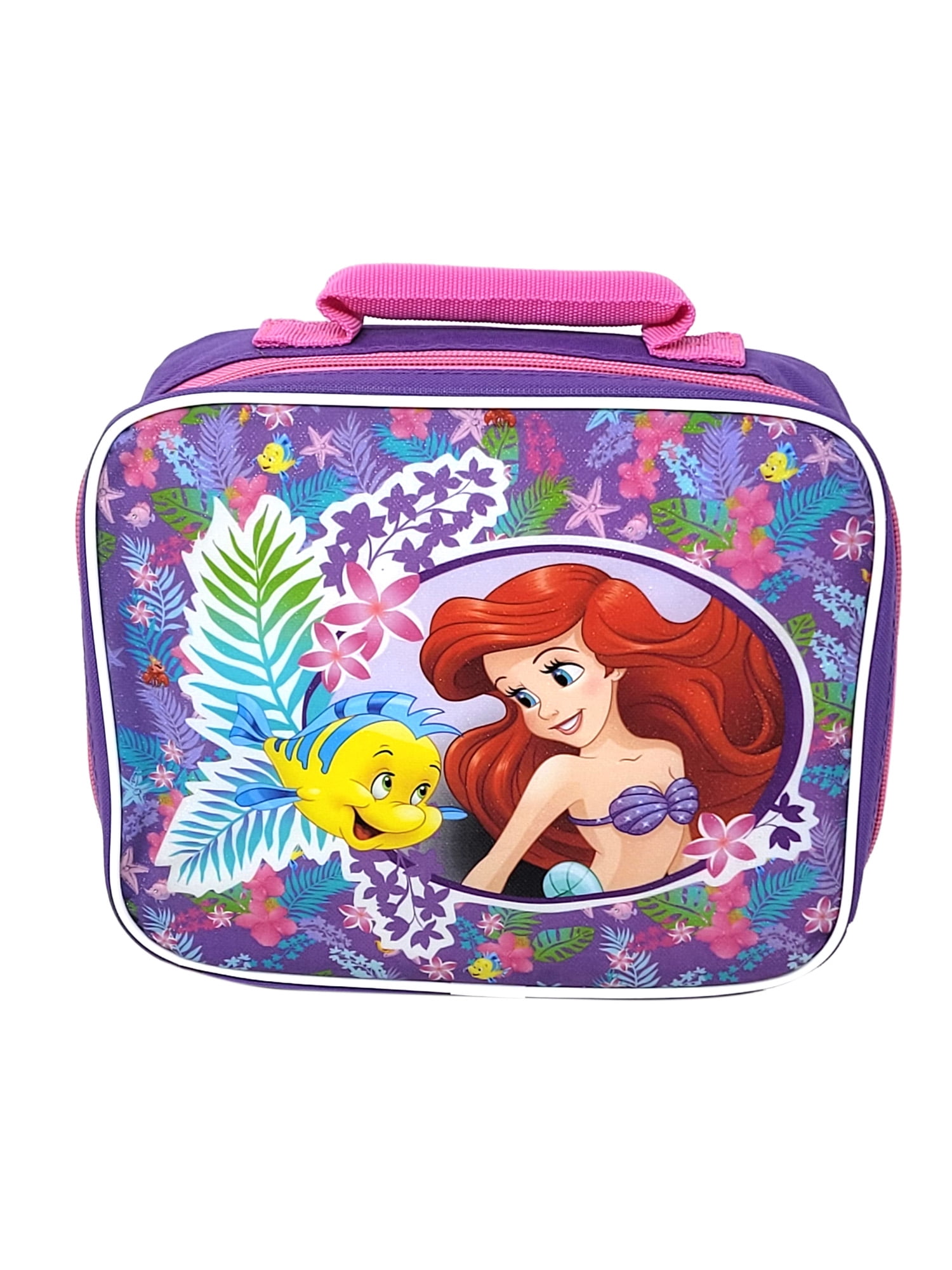 Disney Little Mermaid Ariel & Flounder Insulated Lunch Box - Walmart.com