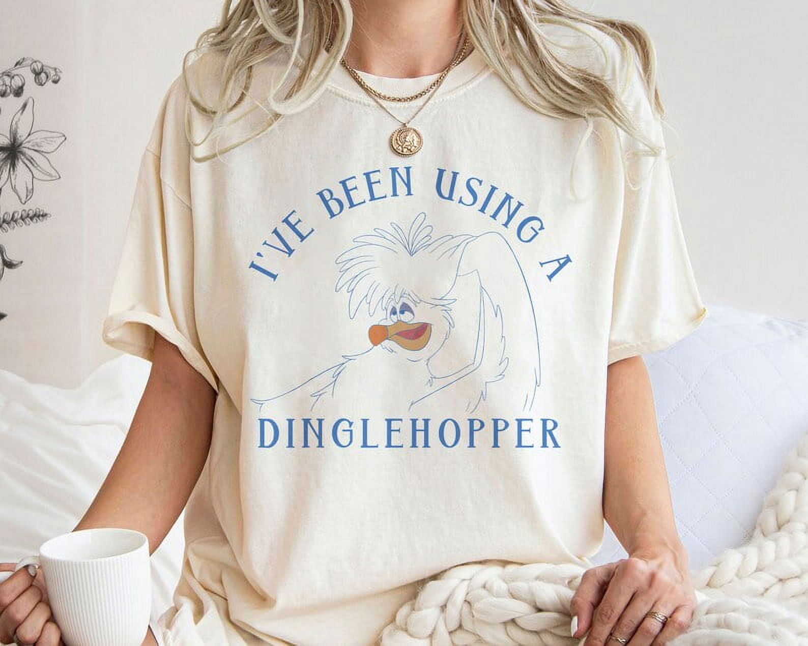 Disney The Little Mermaid Scuttle Using A Dinglehopper Shirt Walt ...