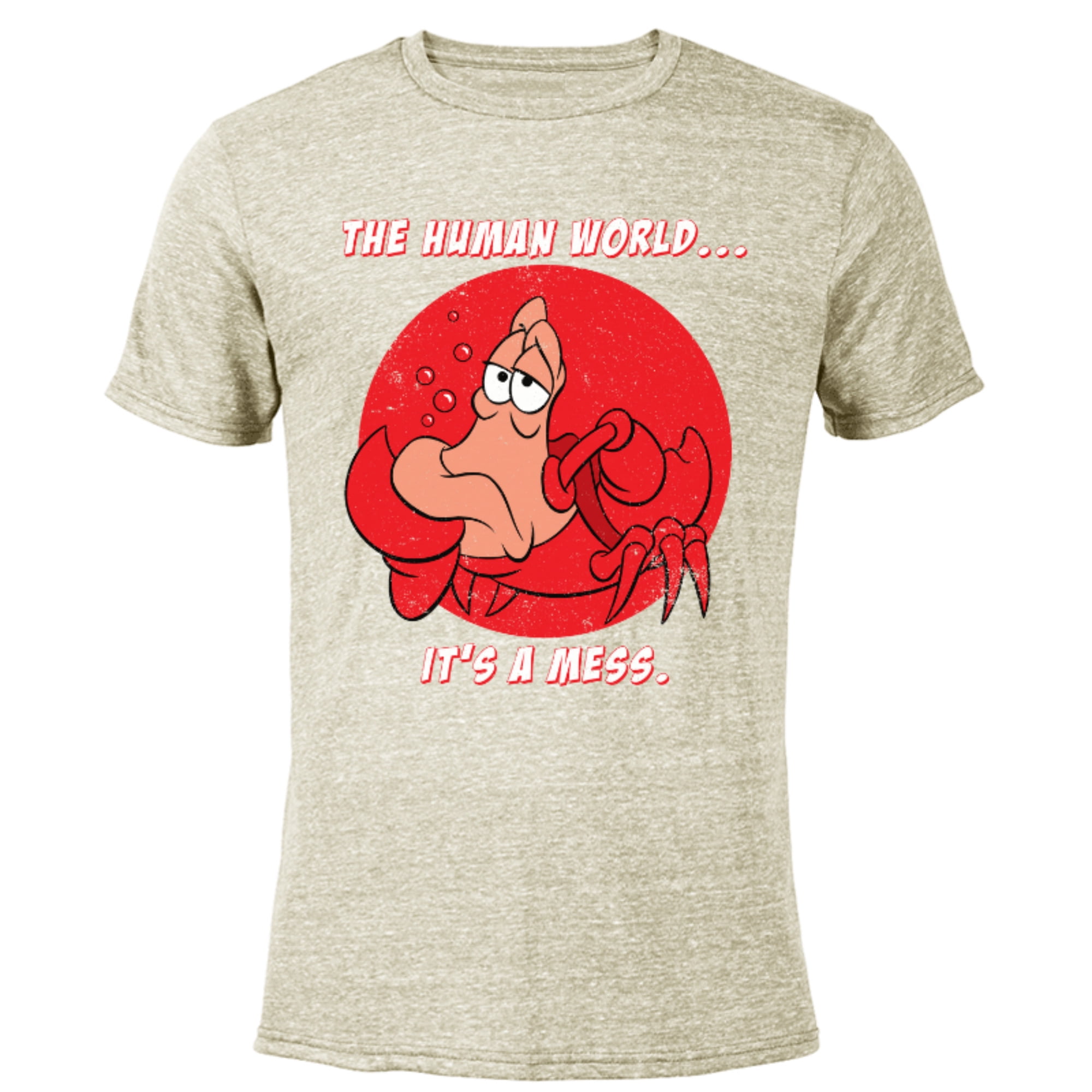 Disney The Little Mermaid Sebastian The Human World T-Shirt- Short ...
