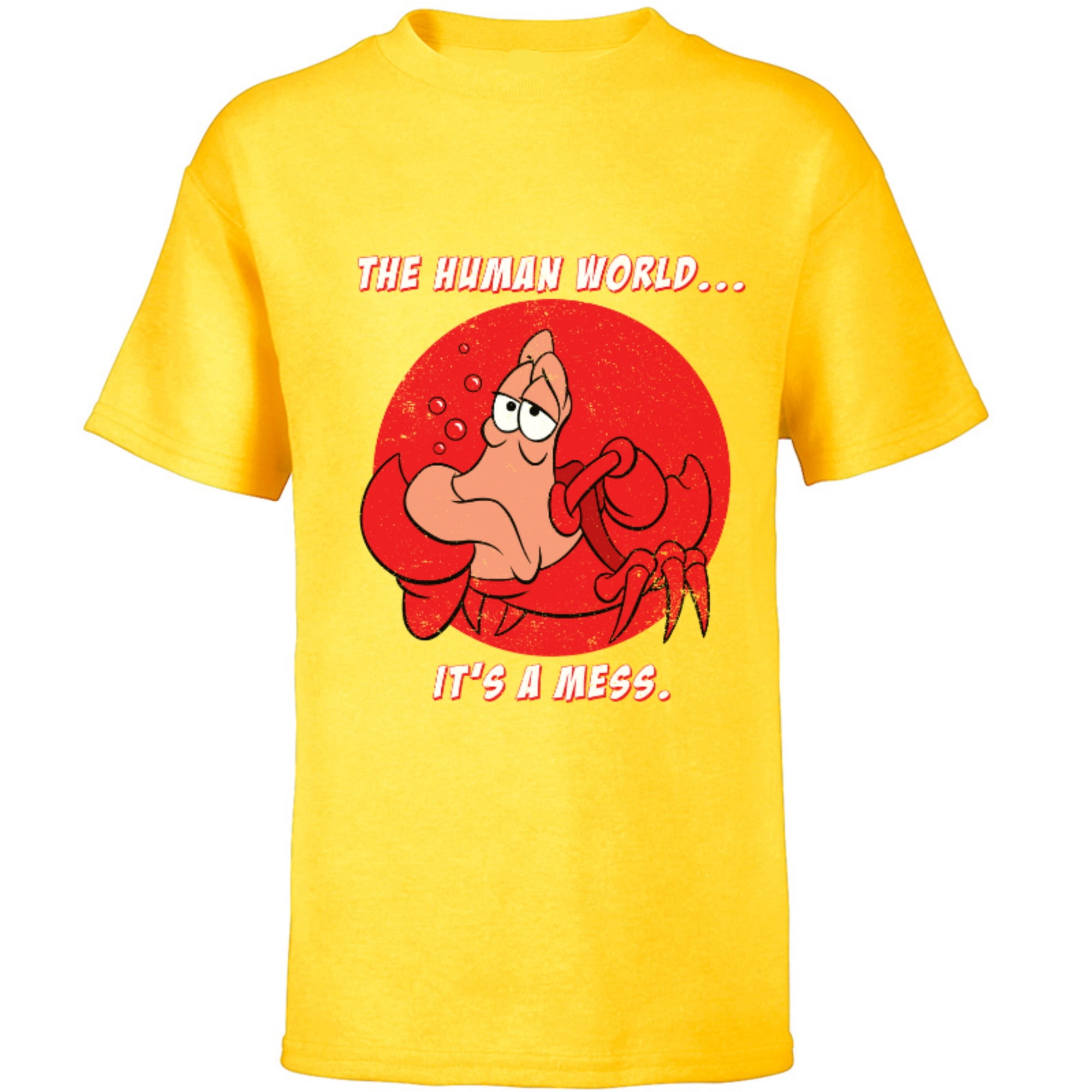 Disney The Little Mermaid Sebastian The Human World T-Shirt - Short ...