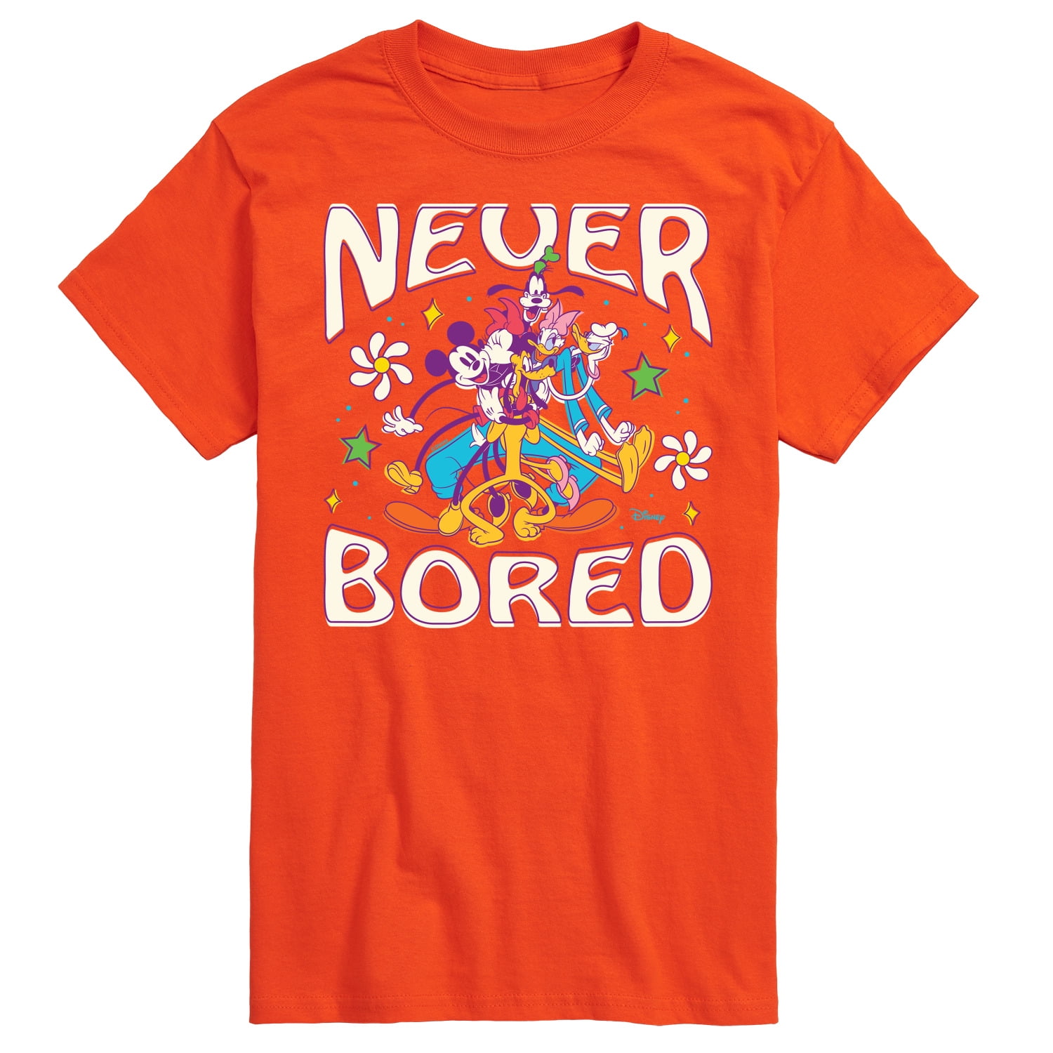 Disney - The Mickey Mouse Group - Never Bored - Men's Short Sleeve ...