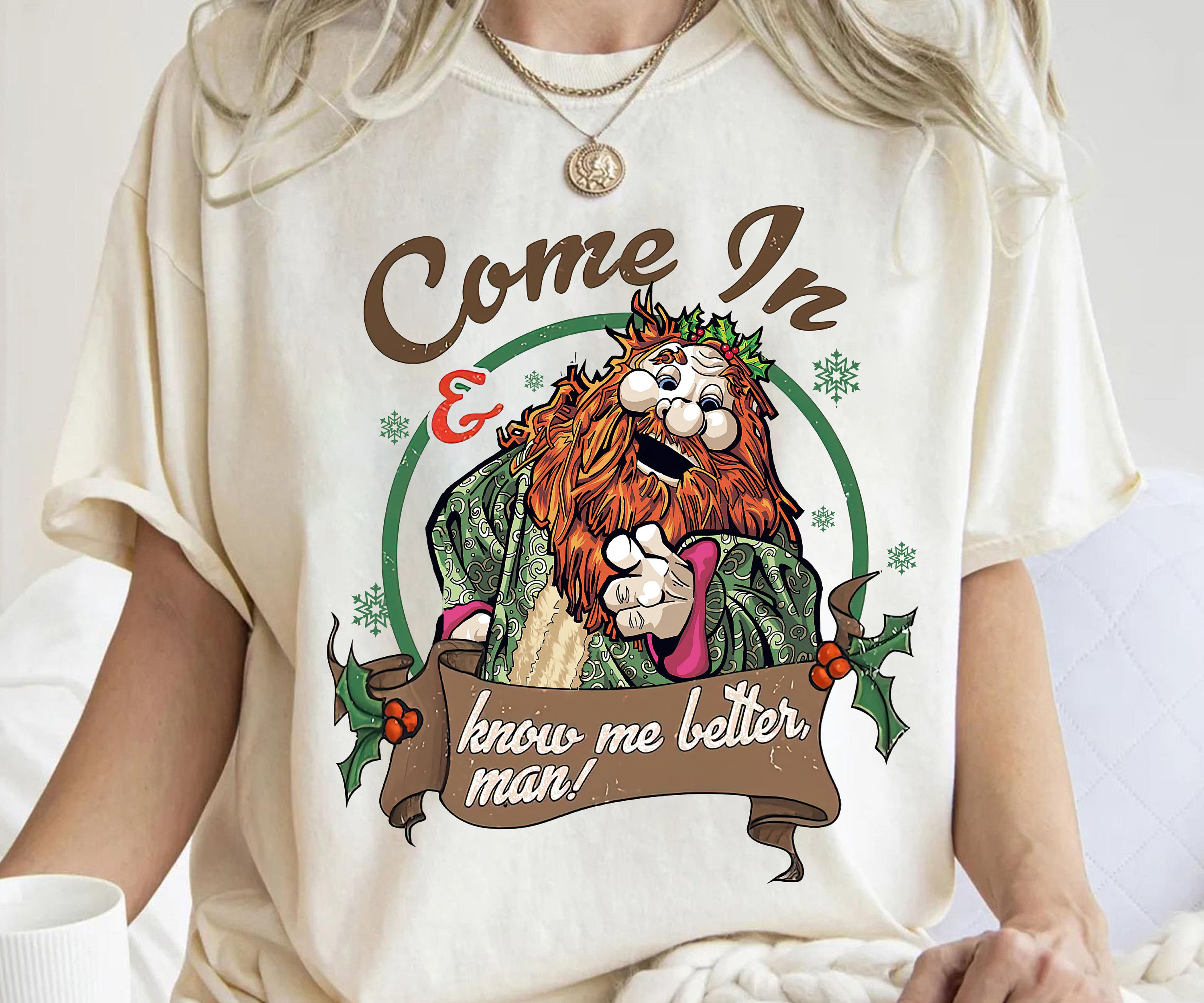 Disney The Muppet Christmas Carol Shirt, The Ghost Of Christmas Present ...