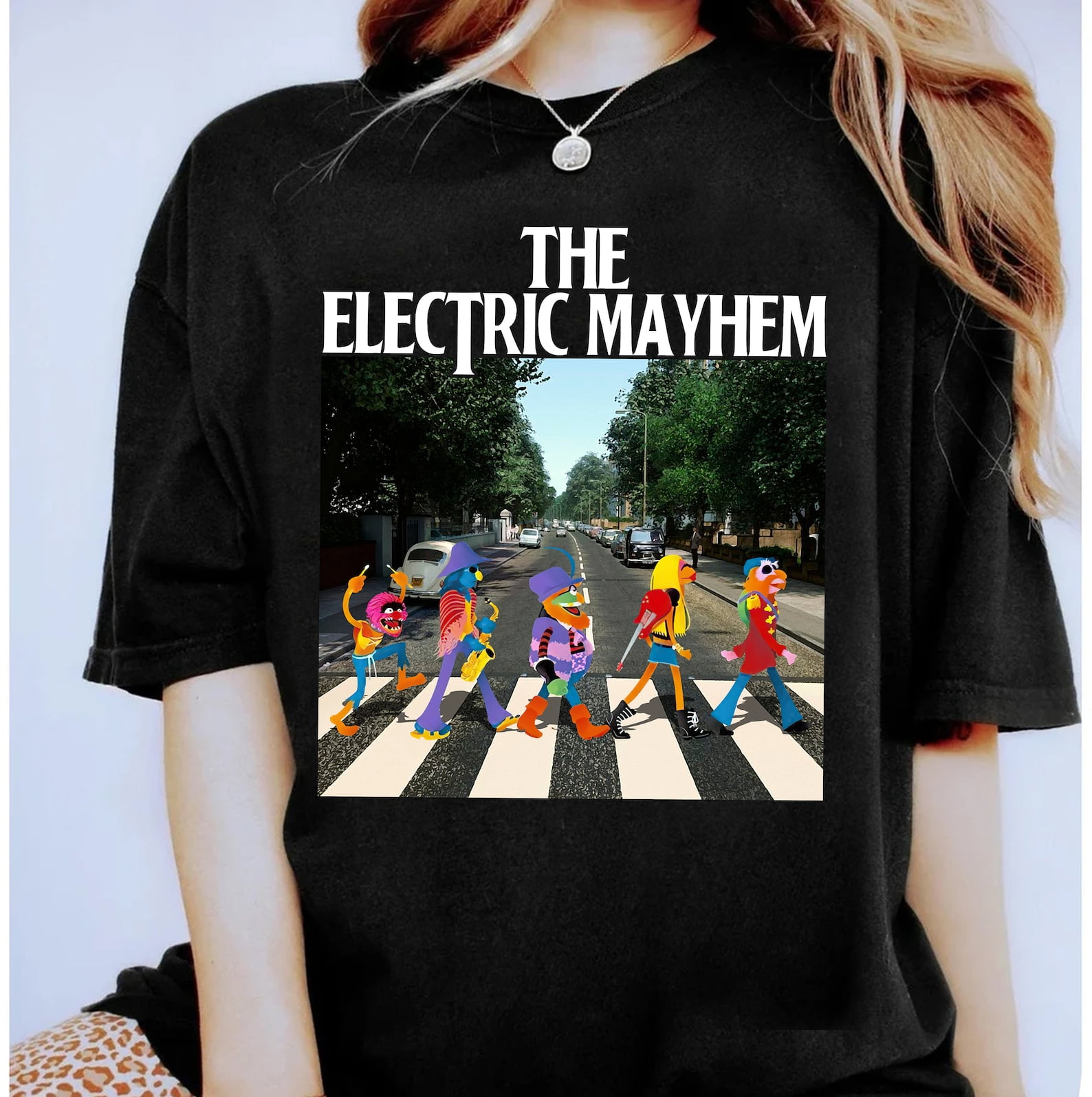 Disney The Muppets Abbey Road Dr Teeth and The Electric Mayhem T-shirt ...