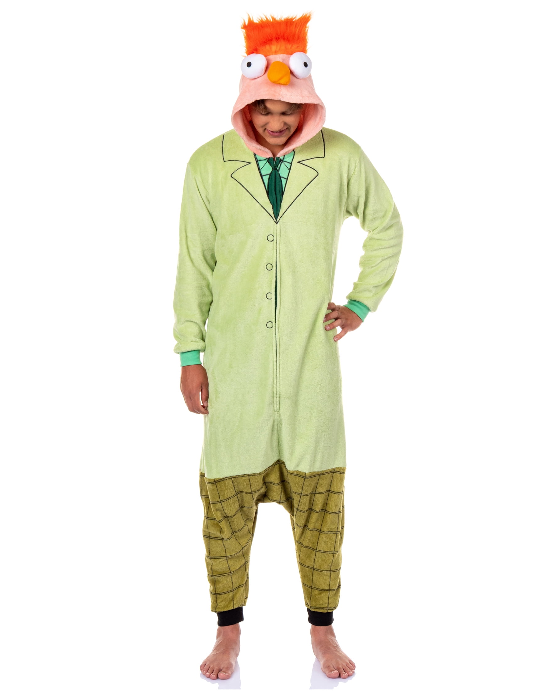 Disney The Muppets Adult Beaker Character Costume Kigurumi One Piece ...