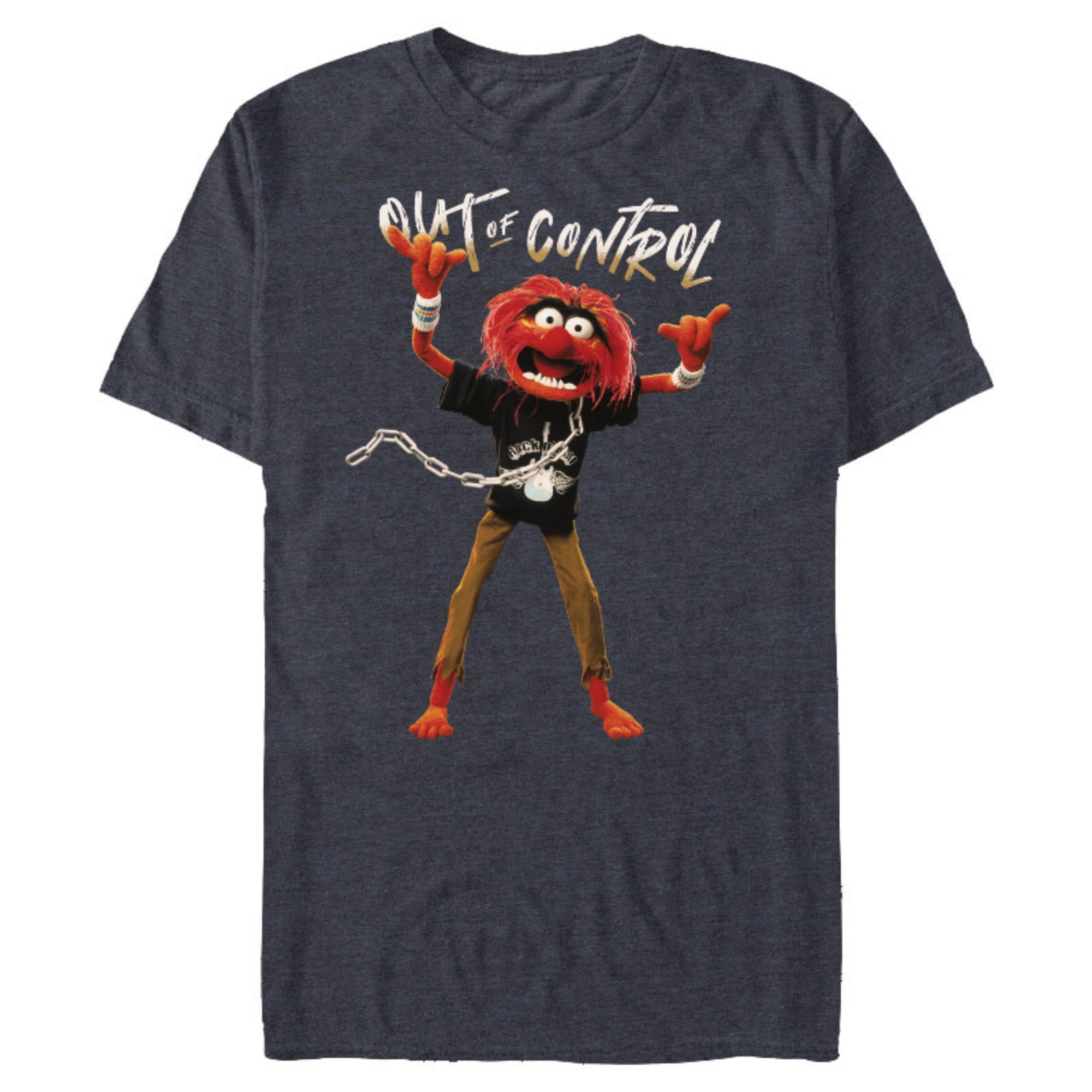 Disney The Muppets Animal Out of Control - Short Sleeve Blended T-Shirt ...