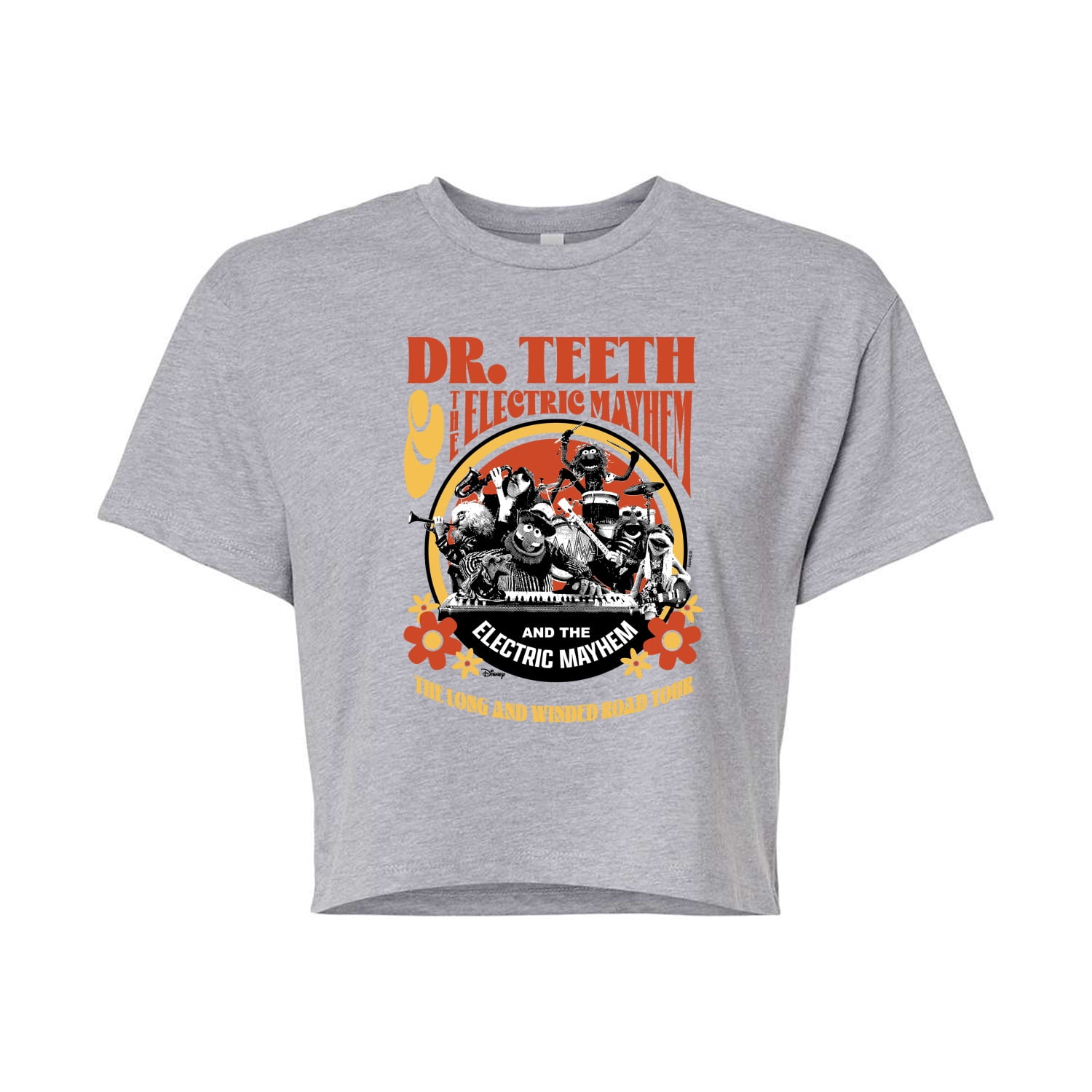 Disney The Muppets - Dr. Teeth: Long & Winded Tour - Juniors Cropped ...