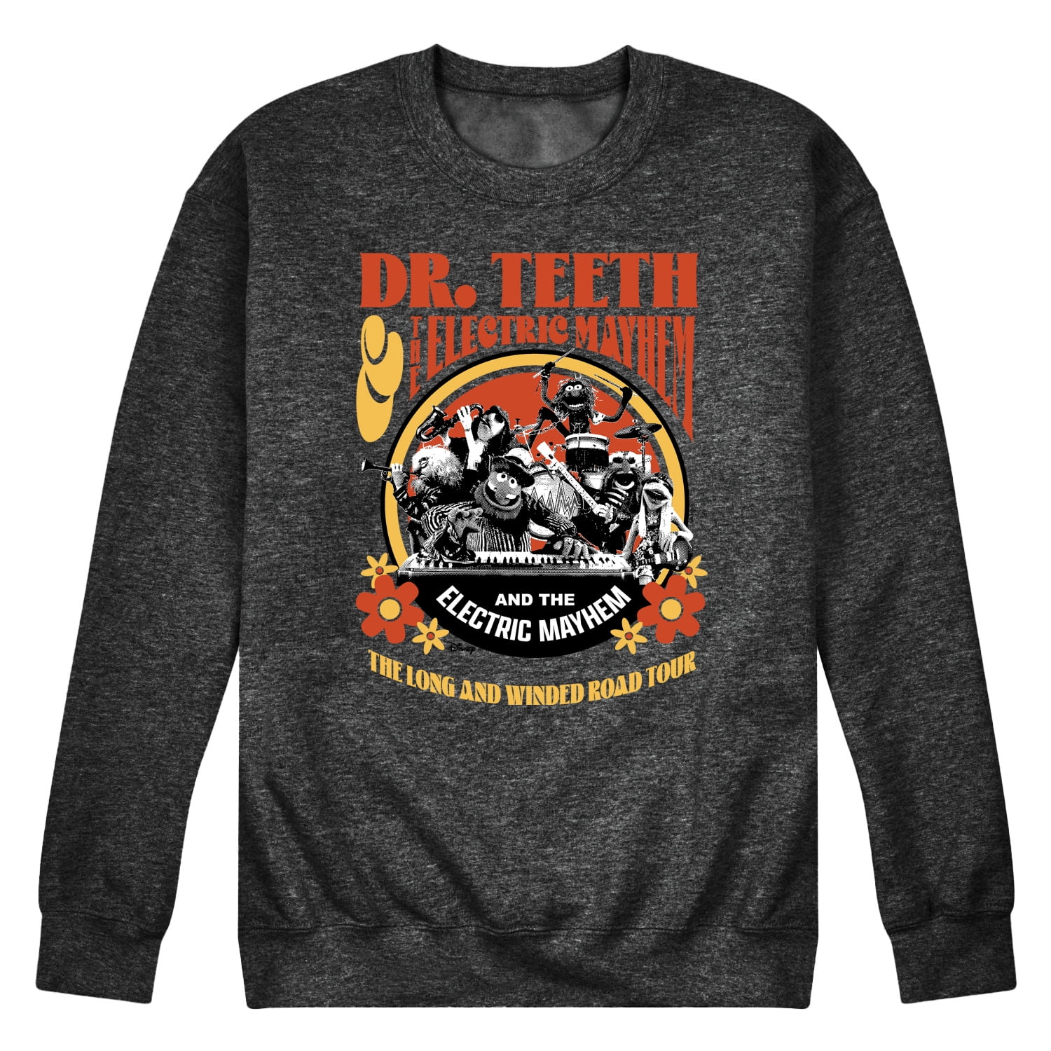 Disney The Muppets - Dr. Teeth: Long & Winded Tour - Men's Crew Neck ...