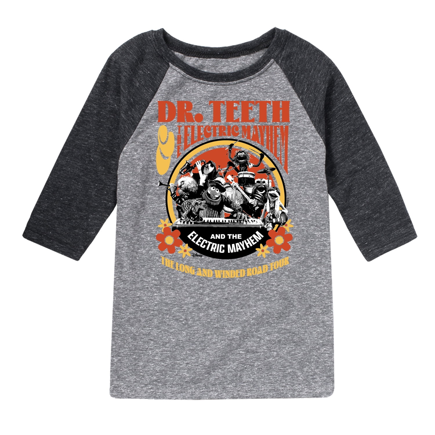 Disney The Muppets - Dr. Teeth: Long & Winded Tour - Youth Raglan ...