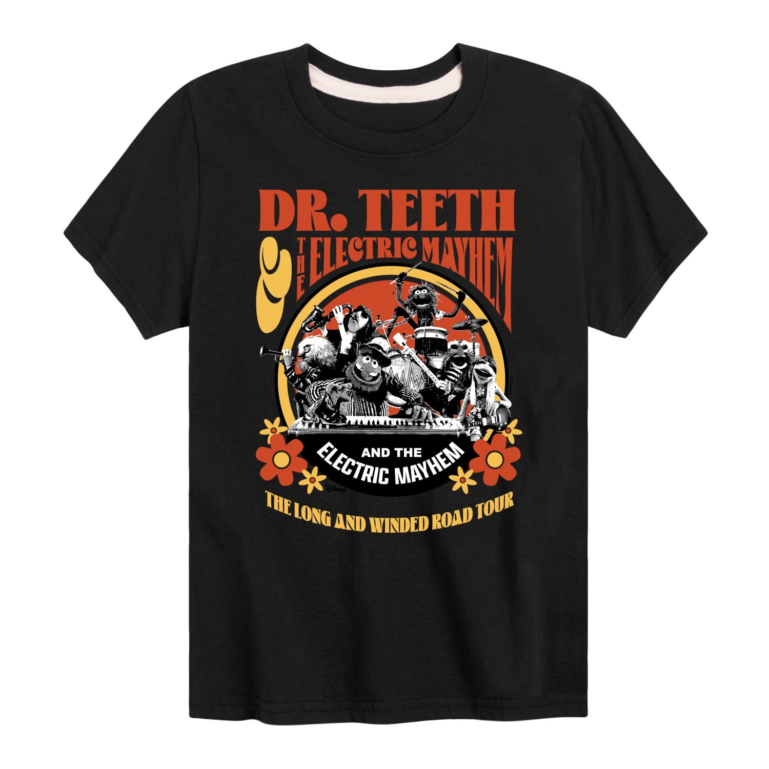 Disney The Muppets - Dr. Teeth: Long & Winded Tour - Youth Short Sleeve ...