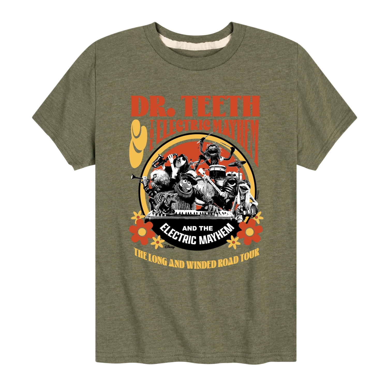 Disney The Muppets - Dr. Teeth: Long & Winded Tour - Youth Short Sleeve Graphic T-Shirt ...