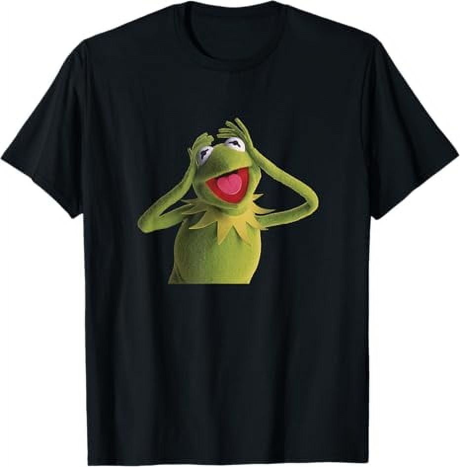 Disney The Muppets Kermit The Frog Freaked Out Shot T-Shirt,Forest ...