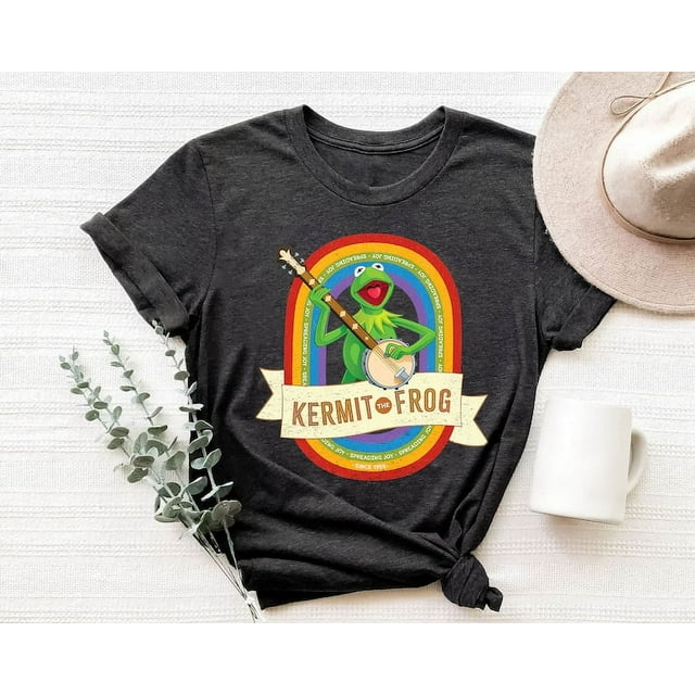 Disney The Muppets Kermit the Frog Spreading Joy Since 1955 Shirt ...