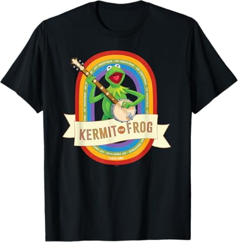 Disney The Muppets Kermit the Frog Spreading Joy Since 1955 T-Shirt ...